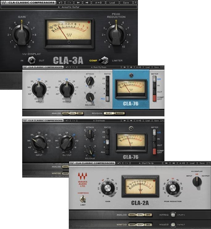 Waves CLA Classic Compressors Plug-in Bundle | Sweetwater