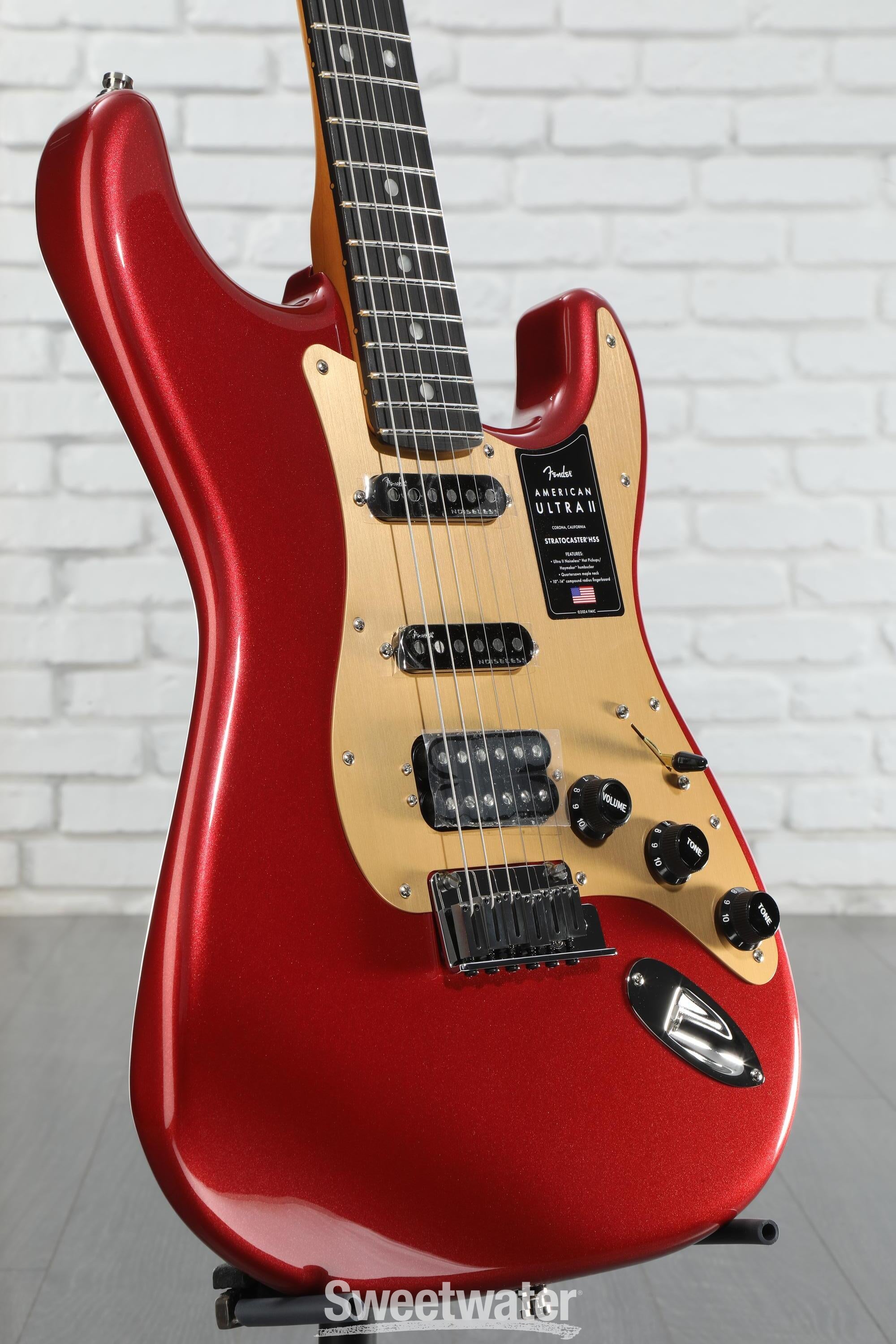 Fender American Ultra II Stratocaster HSS Electric Guitar - Sinister ...