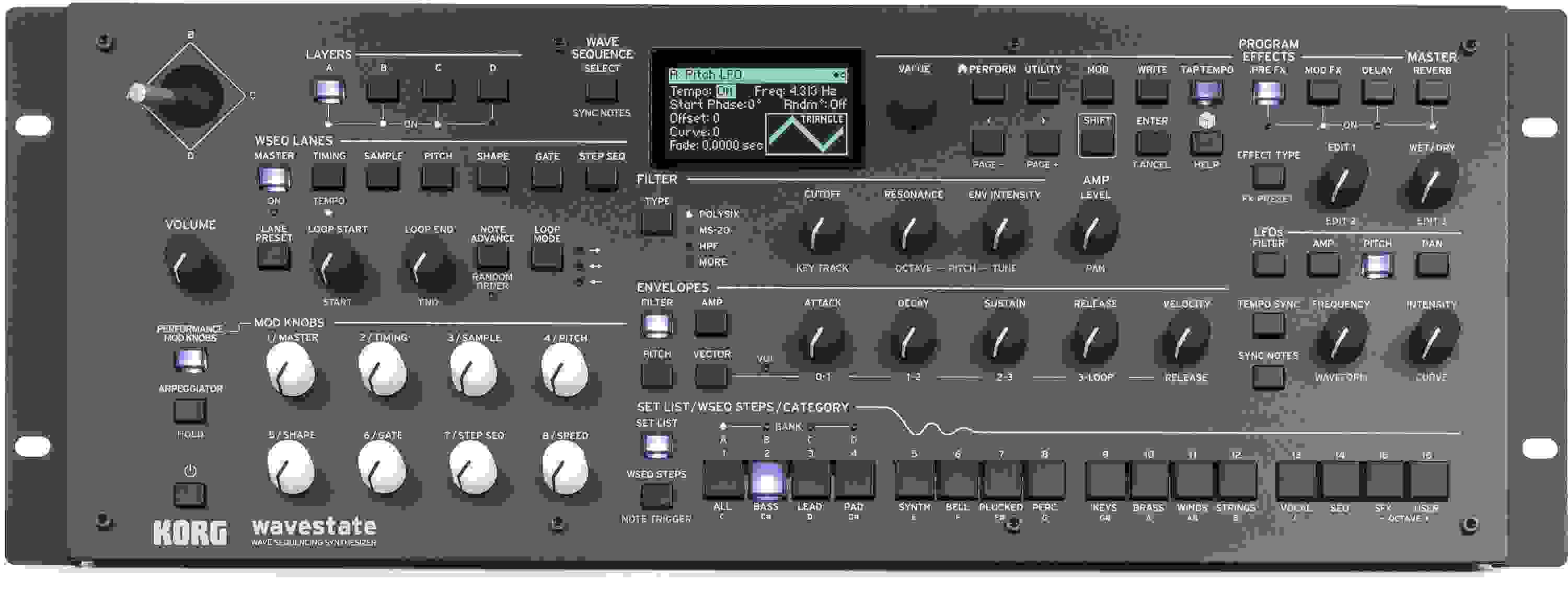 Korg wavestate mk II Module Rackmountable Desktop Wave Sequencing ...