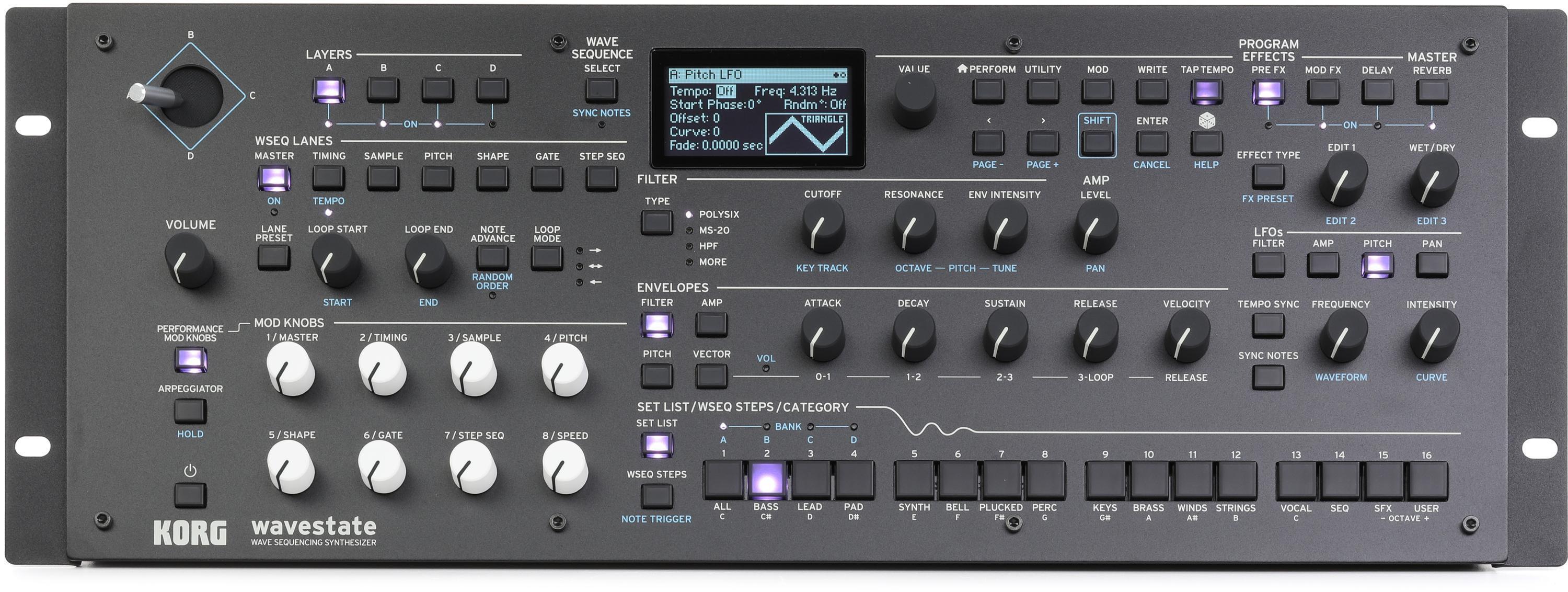 Korg wavestate mk II Module Rackmountable Desktop Wave Sequencing ...