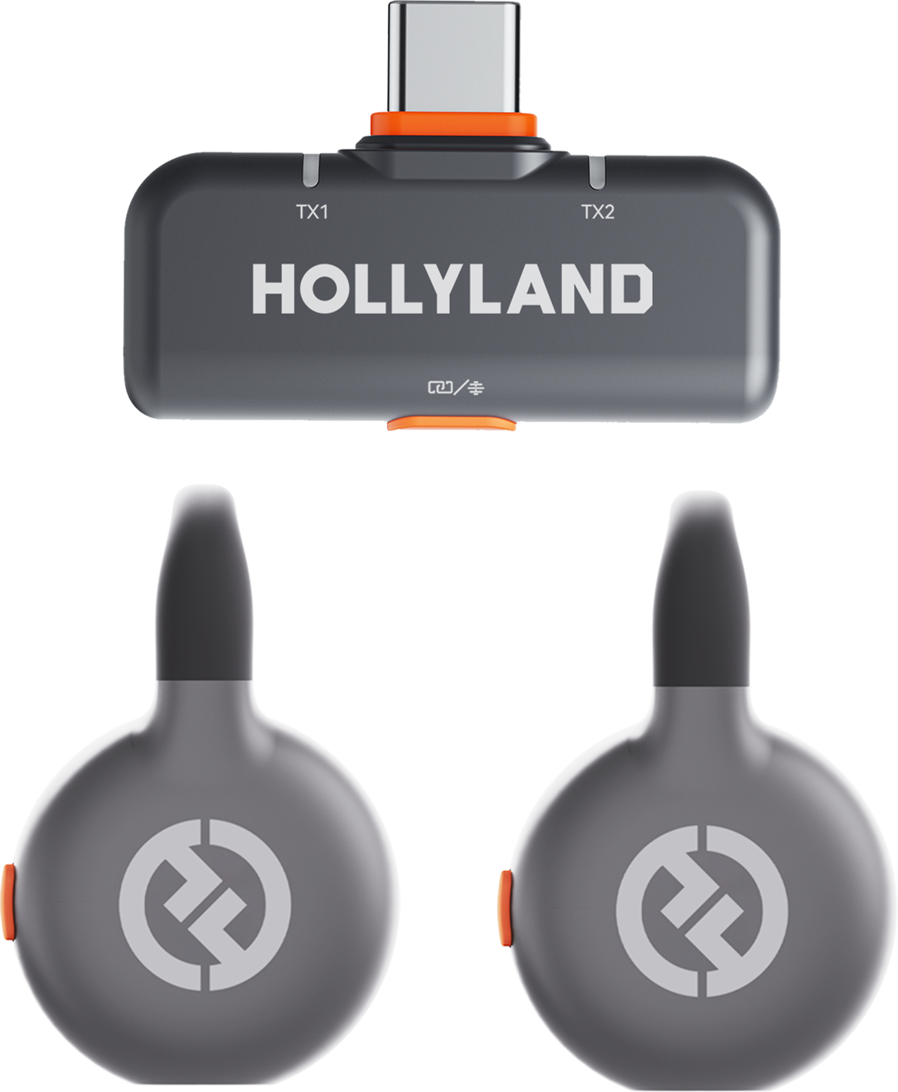 Hollyland Lark M2S Wireless System with USB-C Plug | Sweetwater