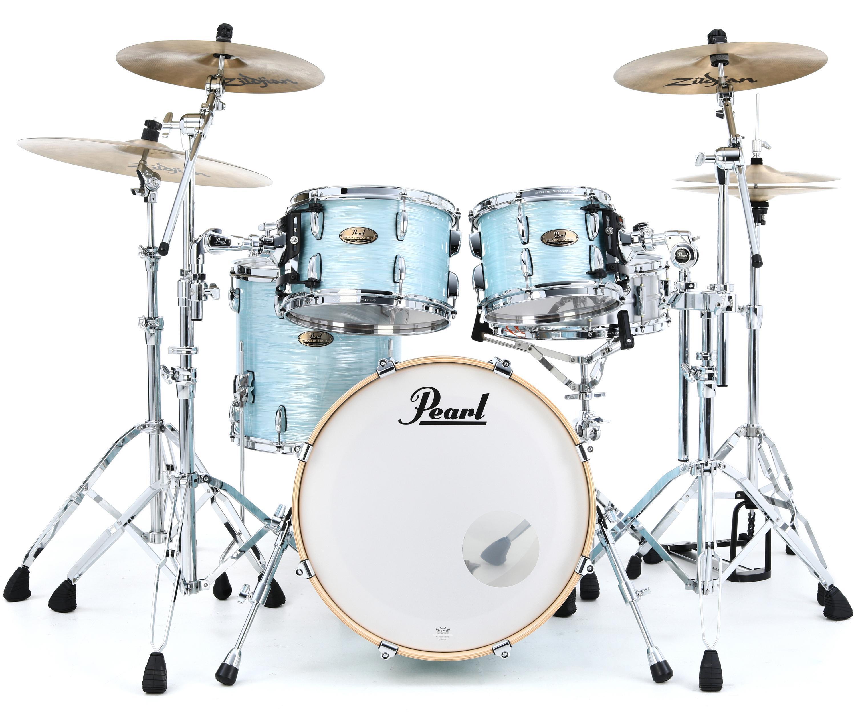 Pearl Session Studio Select Series 4-piece Shell Pack - Ice Blue Oyster ...