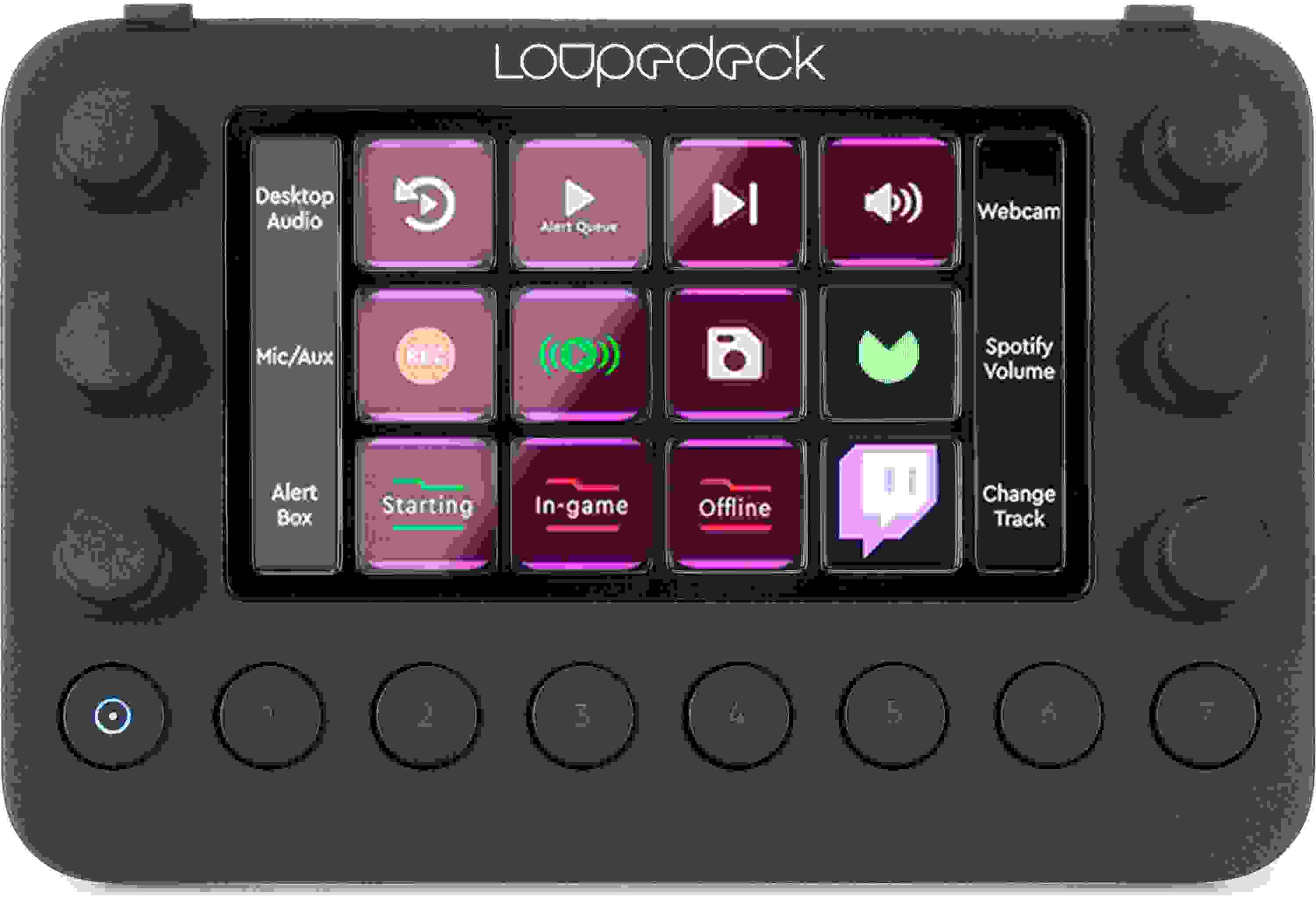 Loupedeck Live Customizable Streaming Console | Sweetwater