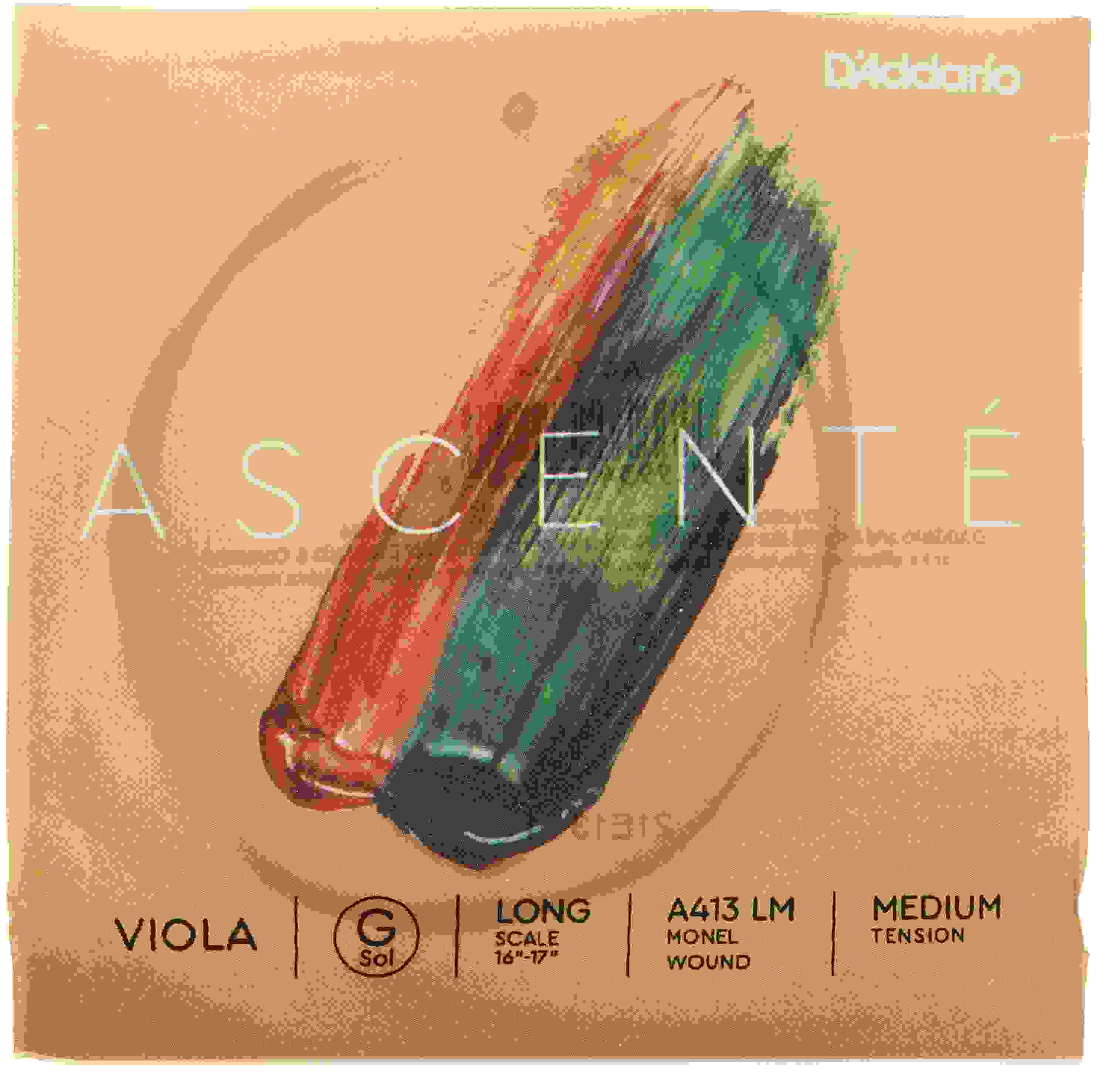 D'Addario A413 LM Ascente Viola G String - Long Scale, Medium Tension | Sweetwater