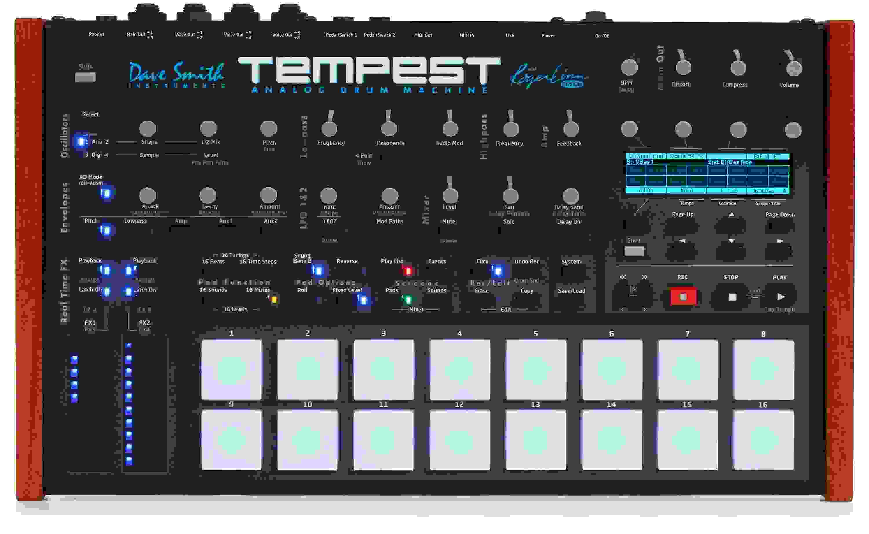 Dave Smith Instruments Tempest Analog Drum Machine / Synthesizer | Sweetwater
