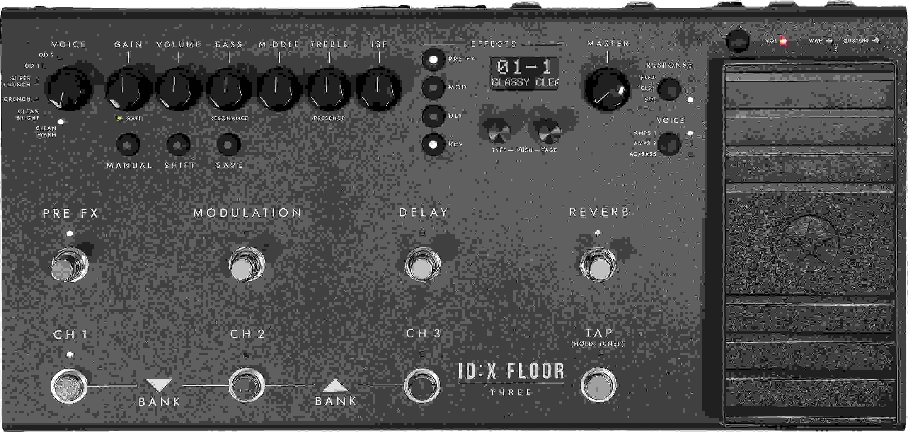 Blackstar ID:X Floor Three Floorboard Multi-FX Pedal | Sweetwater