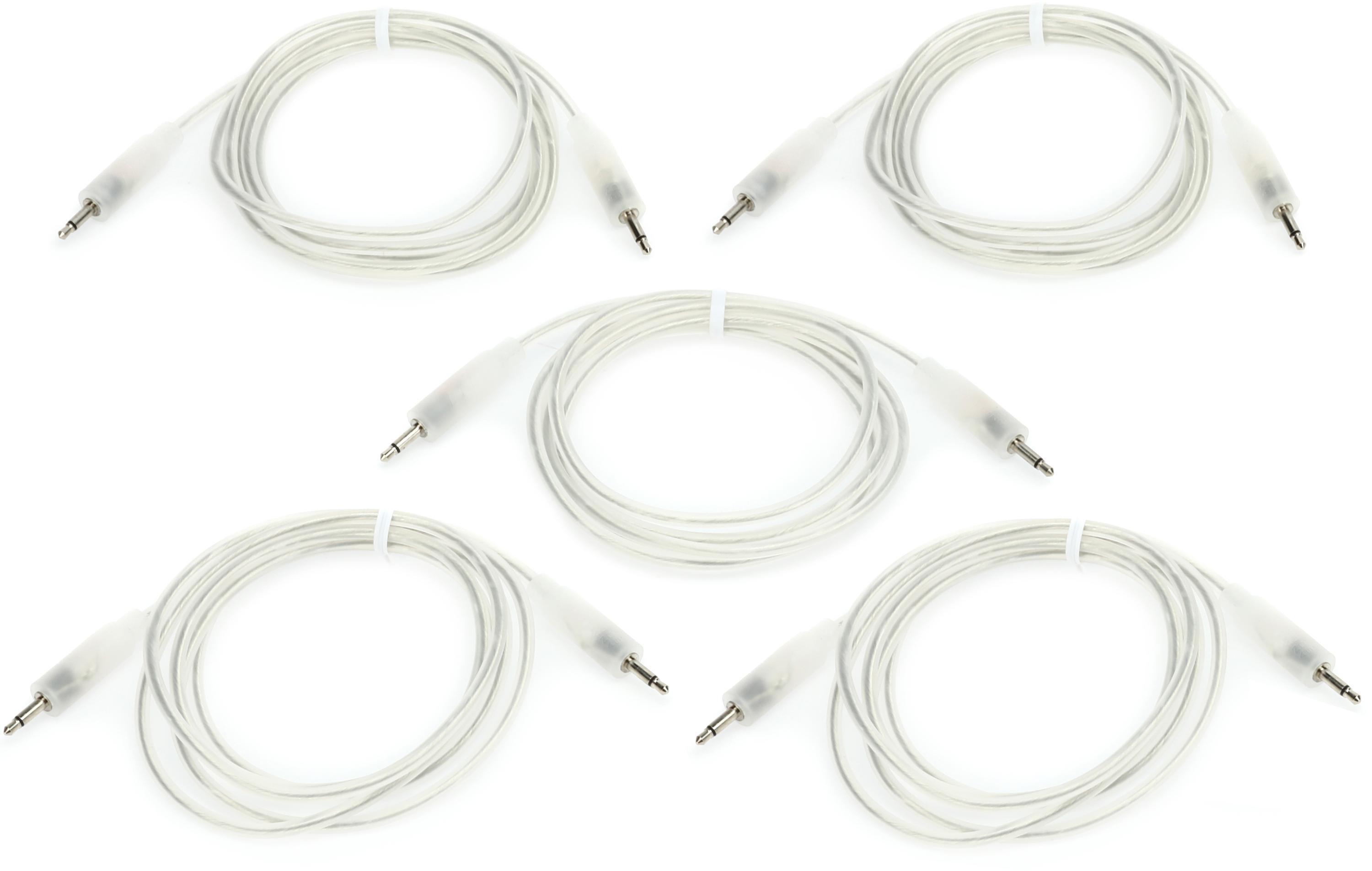 Analogue Solutions LED CV Patch Cable 5-pack - 4.9 foot | Sweetwater