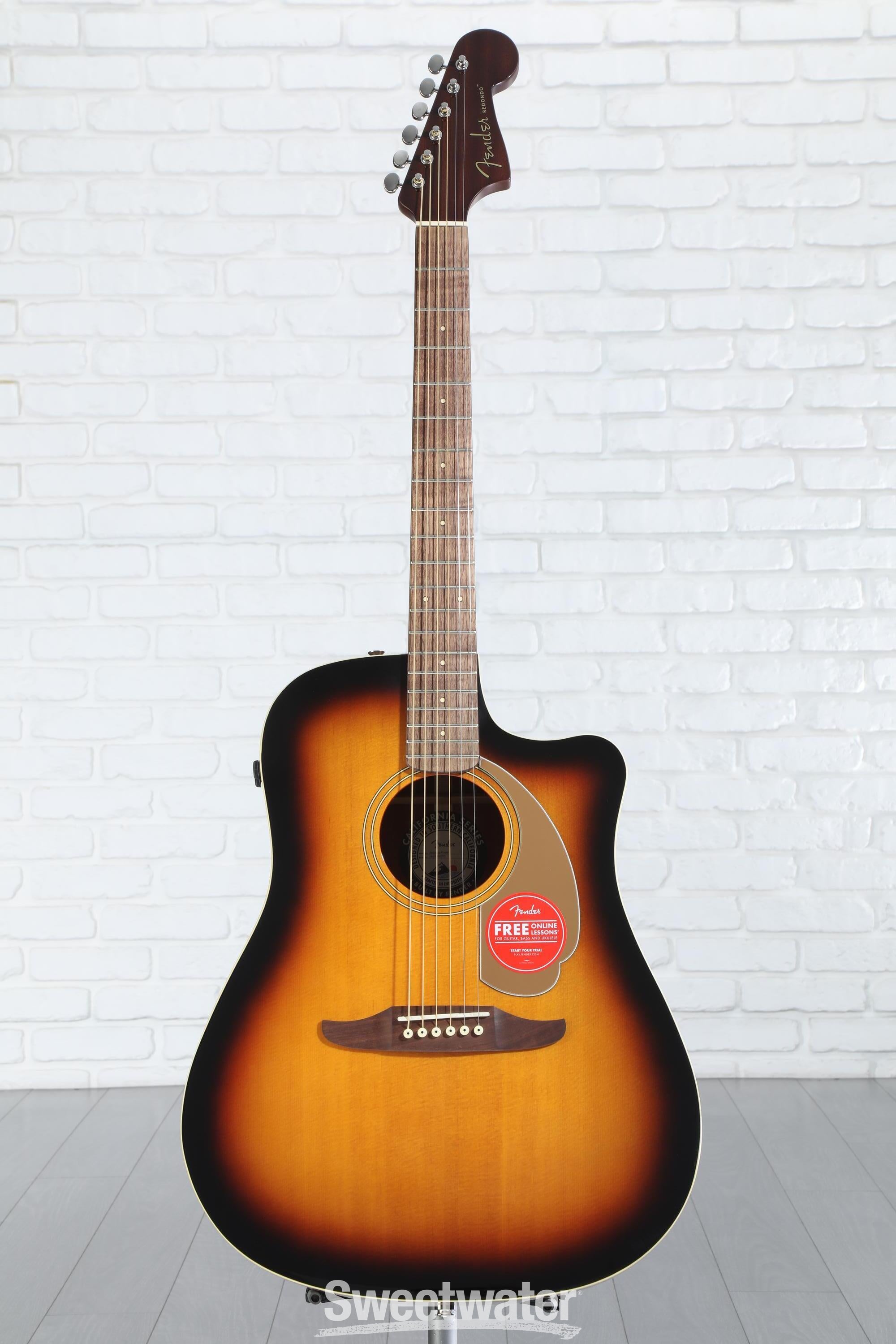 Fender Redondo Player Acoustic-electric Guitar - Sunburst | Sweetwater