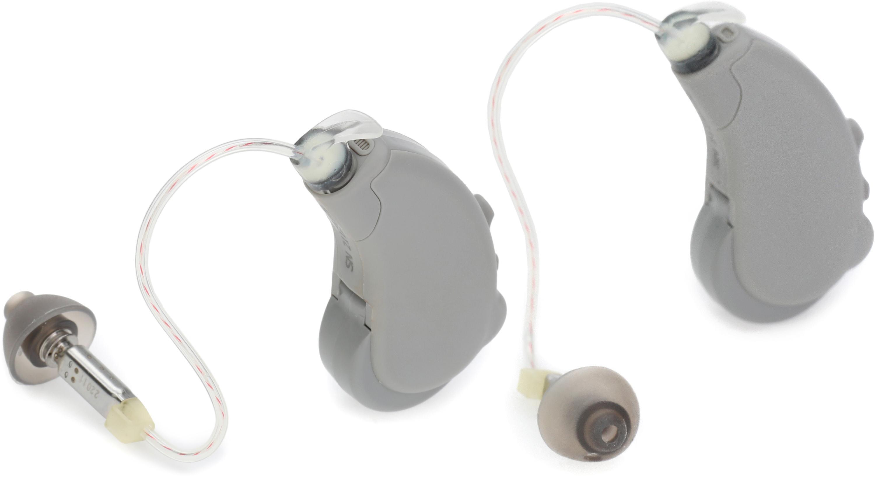 Lucid Hearing Engage Rechargeable OTC Hearing Aids - Android, Grey | Sweetwater