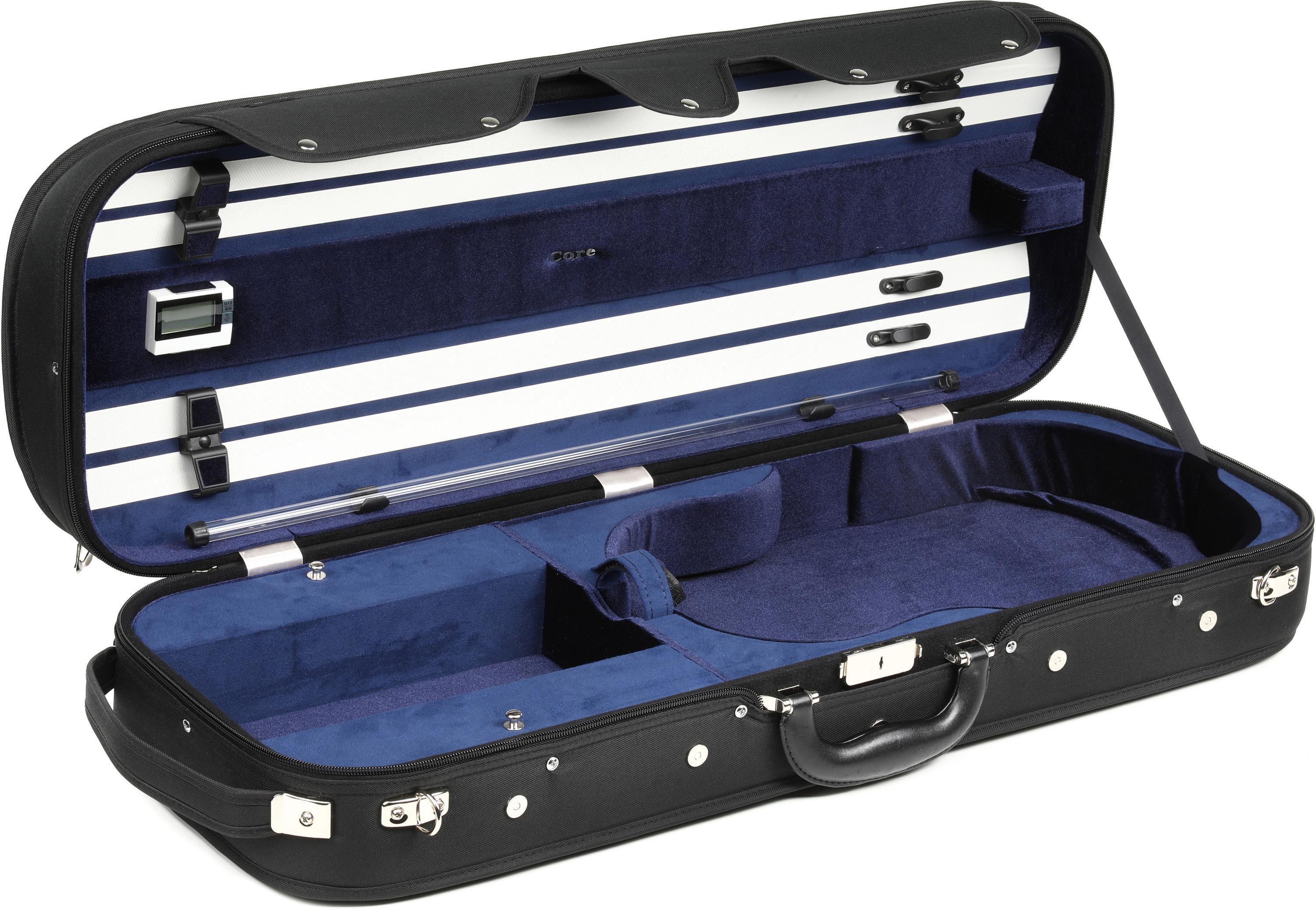 Howard Core CC498V Oblong Viola Case - Black, 16-16.5 inches | Sweetwater