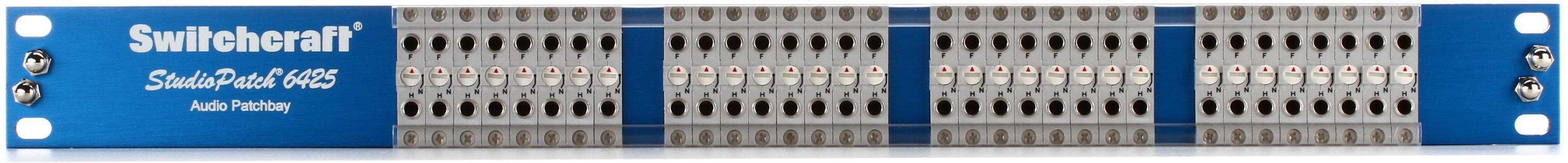 Switchcraft Studio Patch 6425 64-point TT - DB25 Patchbay | Sweetwater