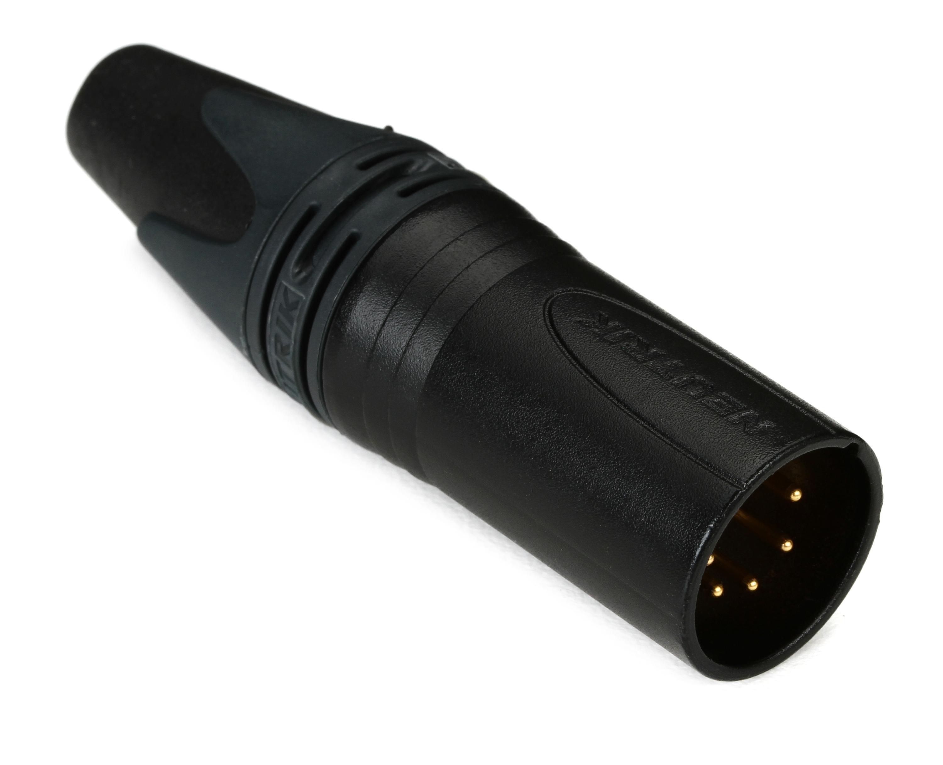 Neutrik NC5MXX-B 5-Pole Male Cable Connector - Black | Sweetwater