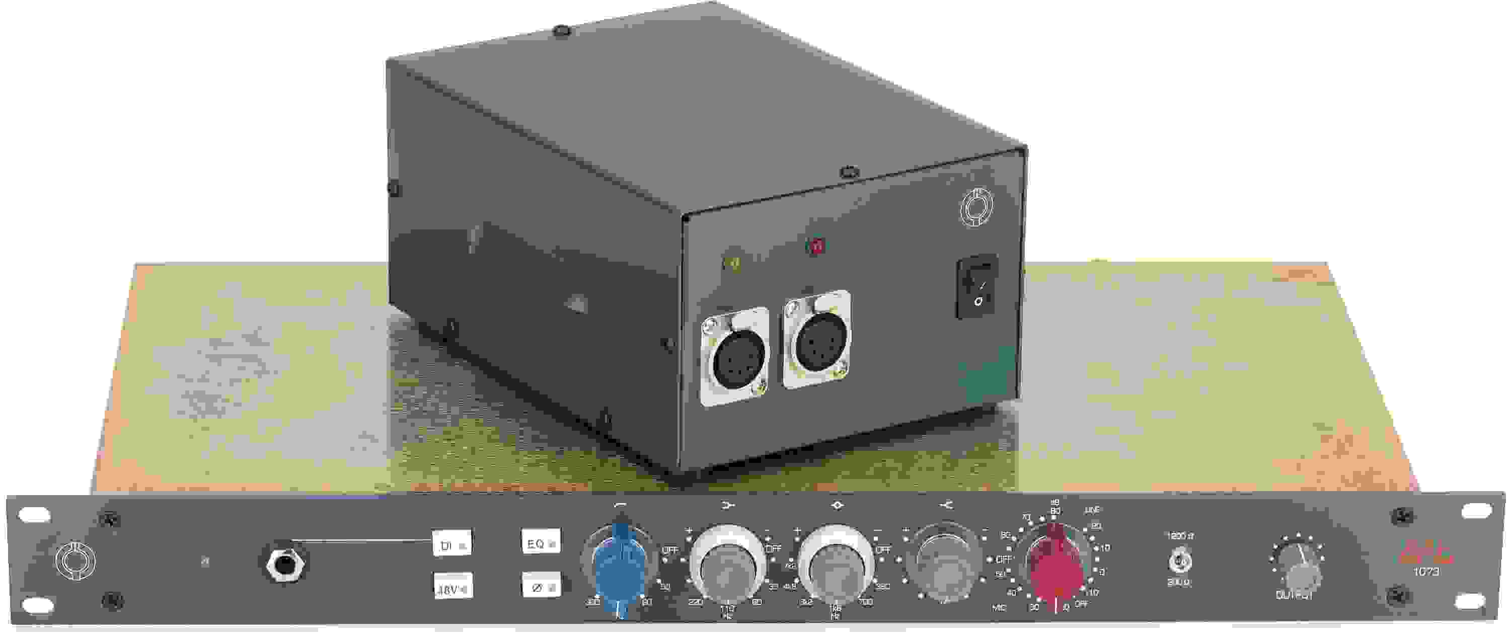 BAE 1073 Rackmount Microphone Preamp & EQ with Power Supply | Sweetwater