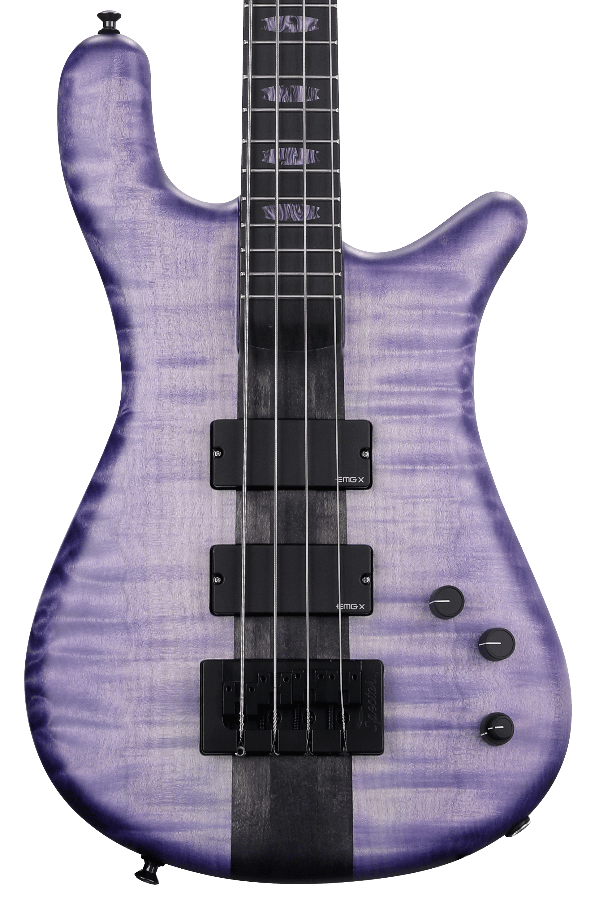 Spector USA NS-2 Bass Guitar - Hyper Violet Matte, Sweetwater Exclusive