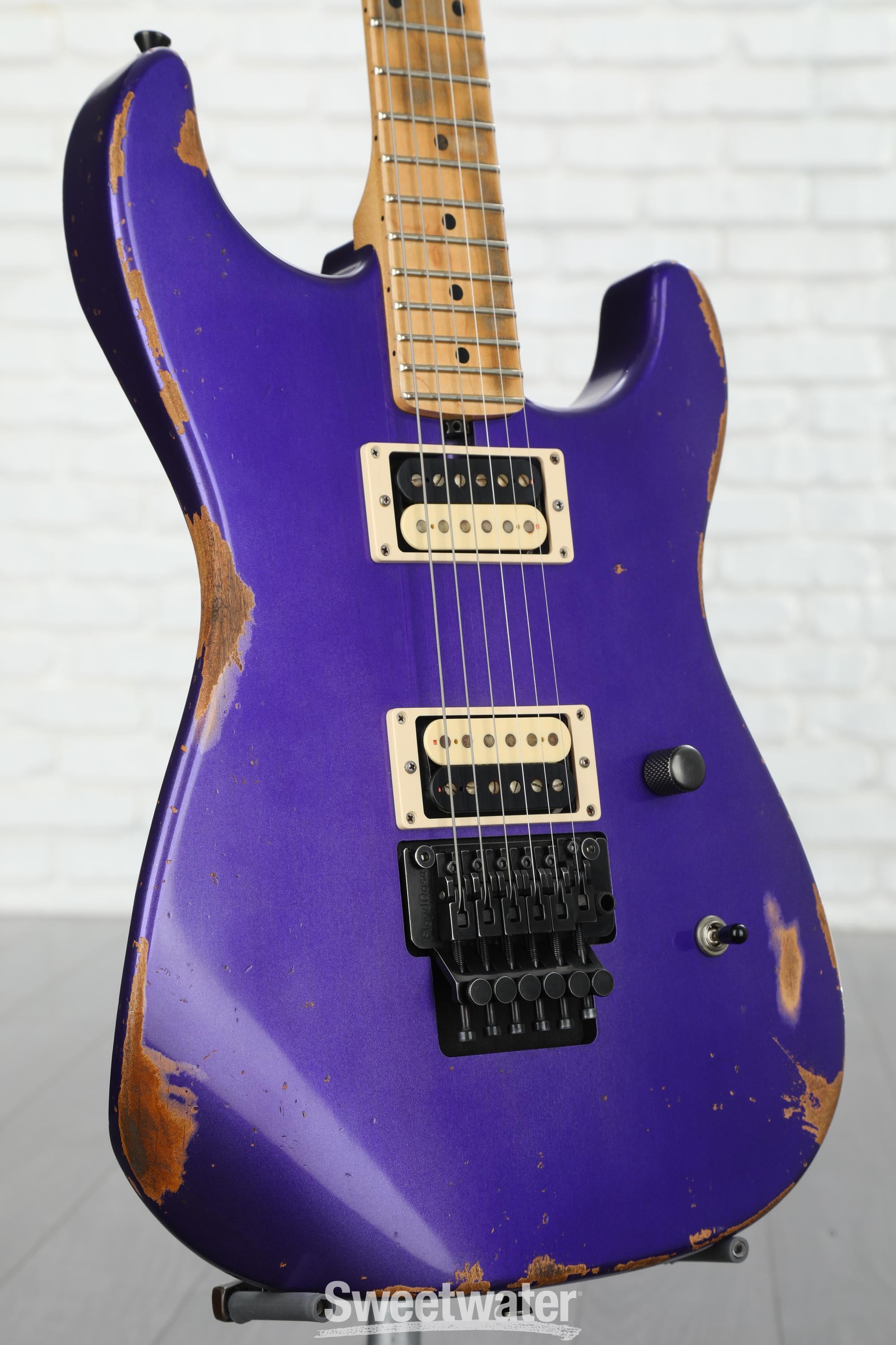 Friedman Cali Aged Electric Guitar - Purple Metallic with Maple ...
