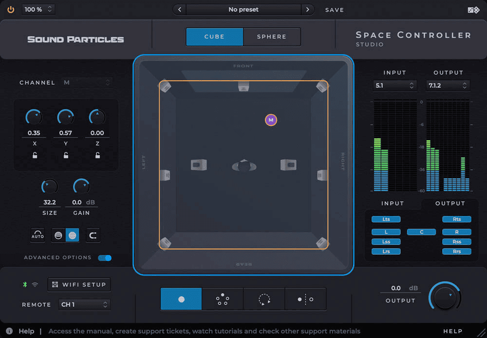 Sound Particles Space Controller Studio Plug-in | Sweetwater