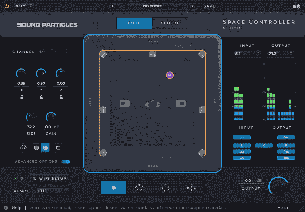 Sound Particles Space Controller Standard Plug-in | Sweetwater