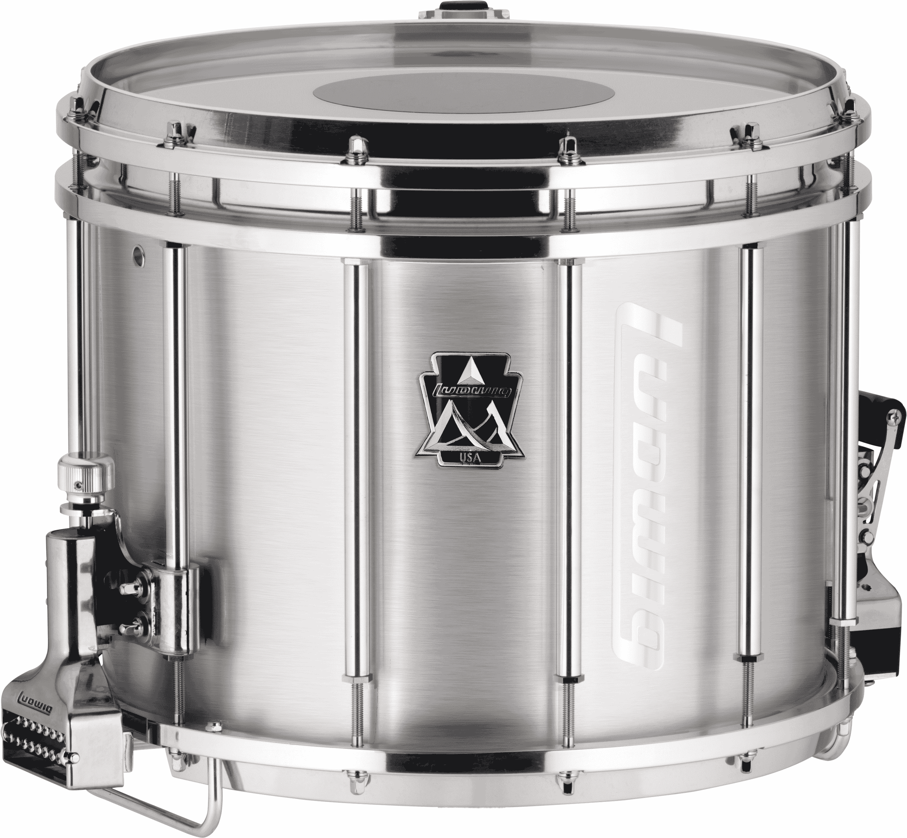 Ludwig Ultimate Marching Snare Drum - 12-inch x 14-inch, Gray Cortex ...