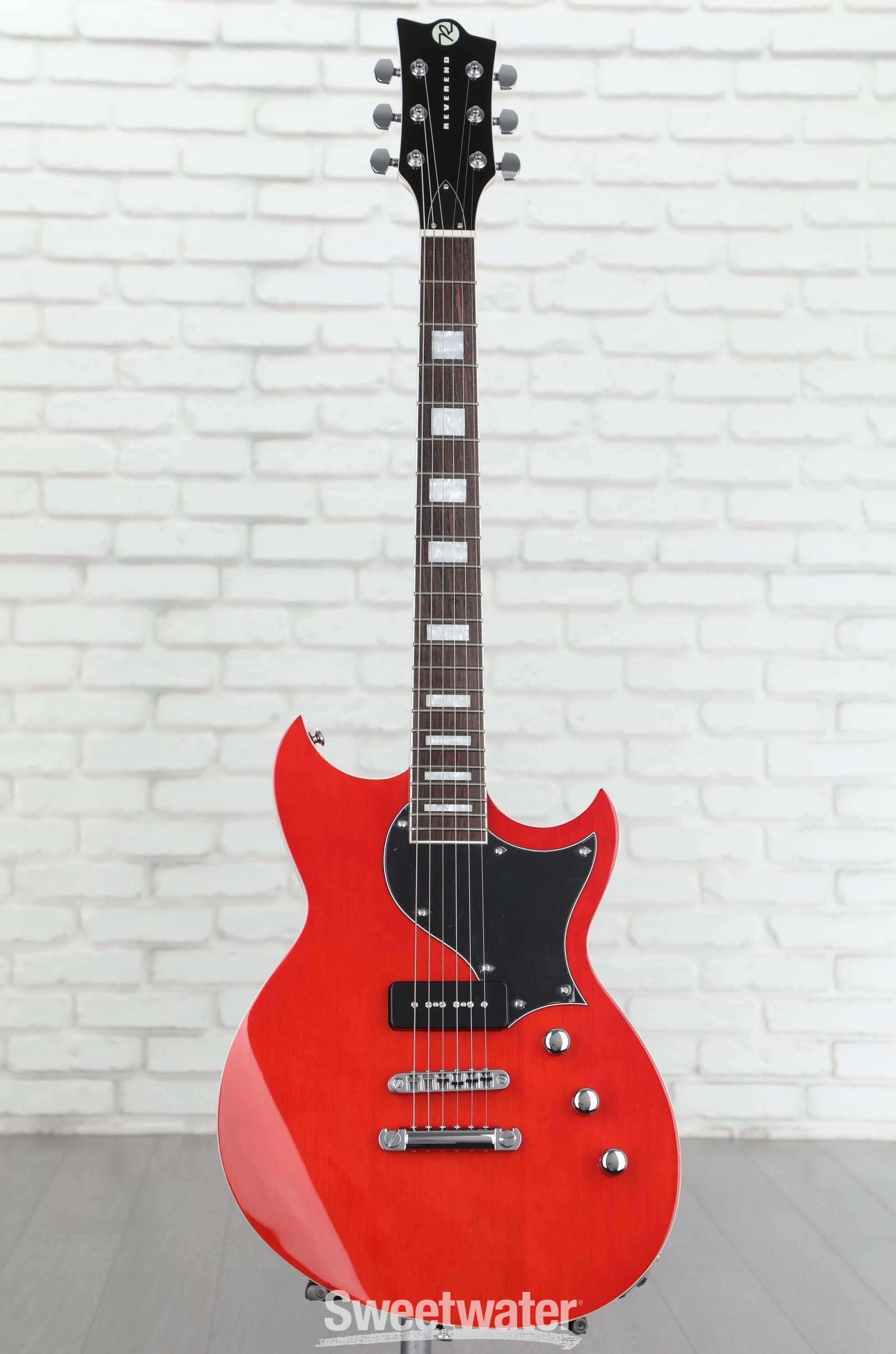 Reverend Sensei Jr. Electric Guitar - Trans Cherry | Sweetwater