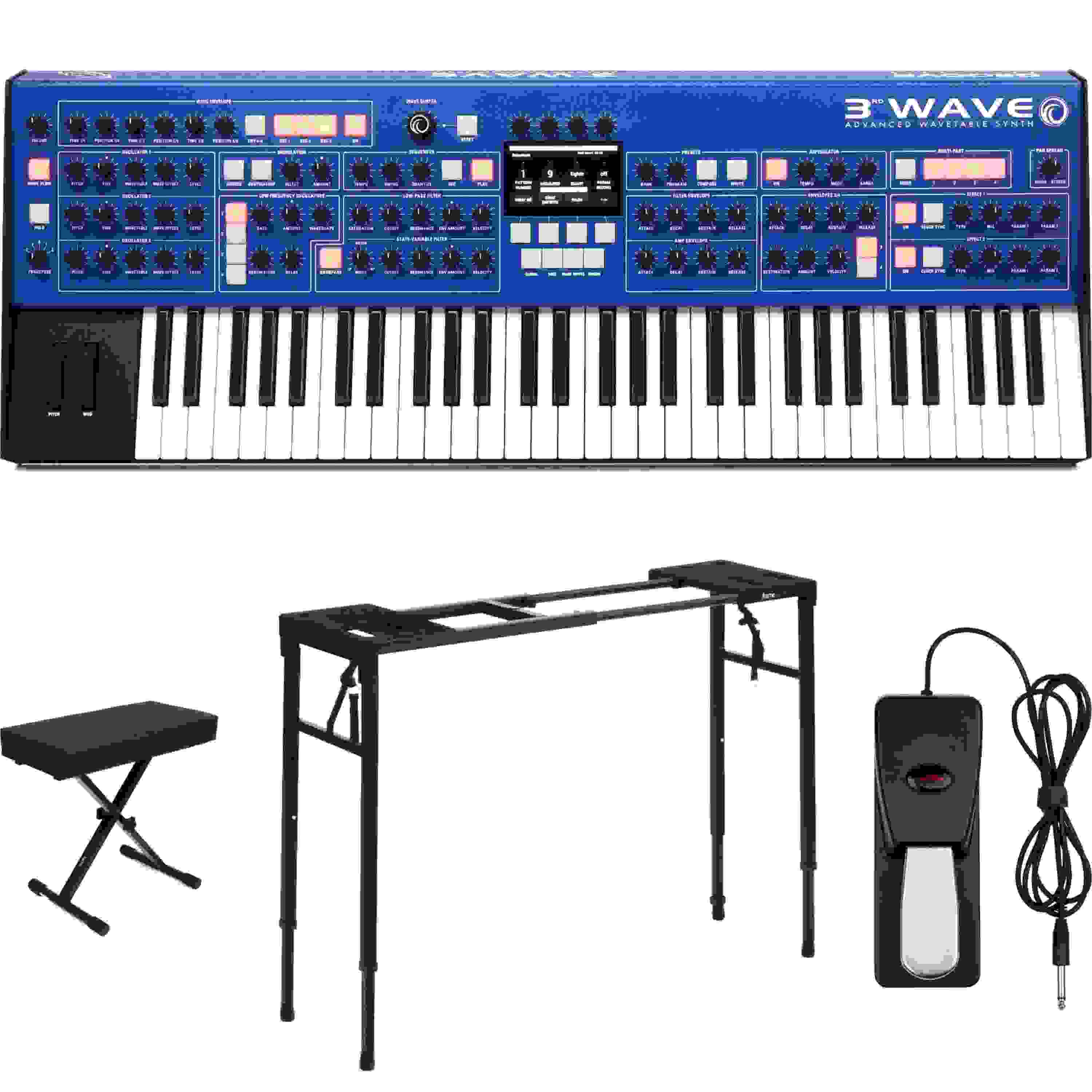 Groove Synthesis 3rd Wave 61-key Advanced Wavetable Synthesizer ...