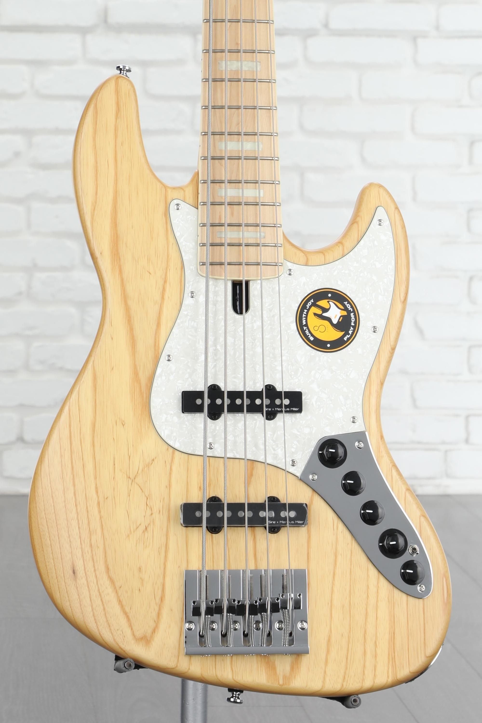 Sire Marcus Miller V7 Swamp Ash Reissue 5-string Bass Guitar - Natural ...