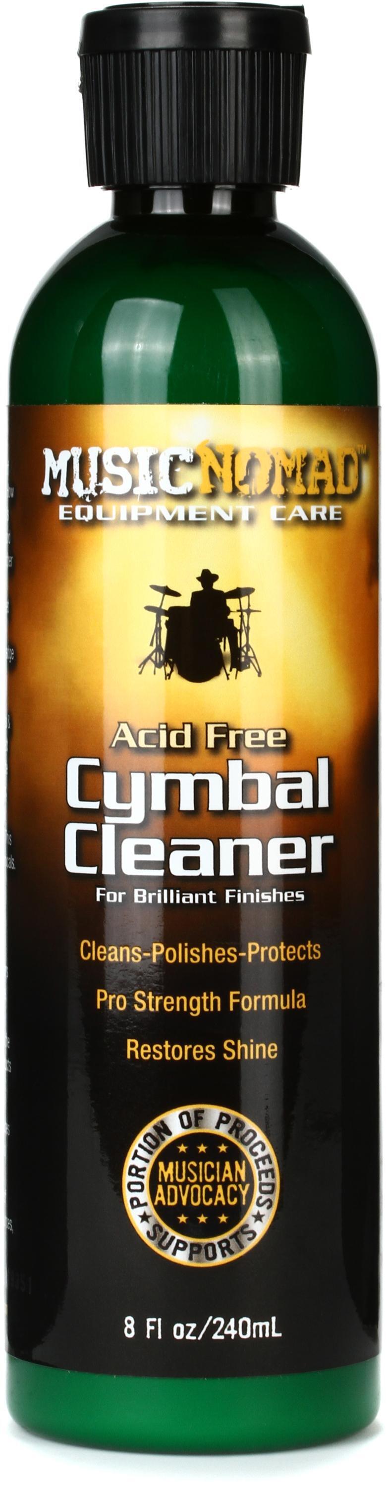 MusicNomad Cymbal Cleaner - Cleans, Polishes & Protects | Sweetwater