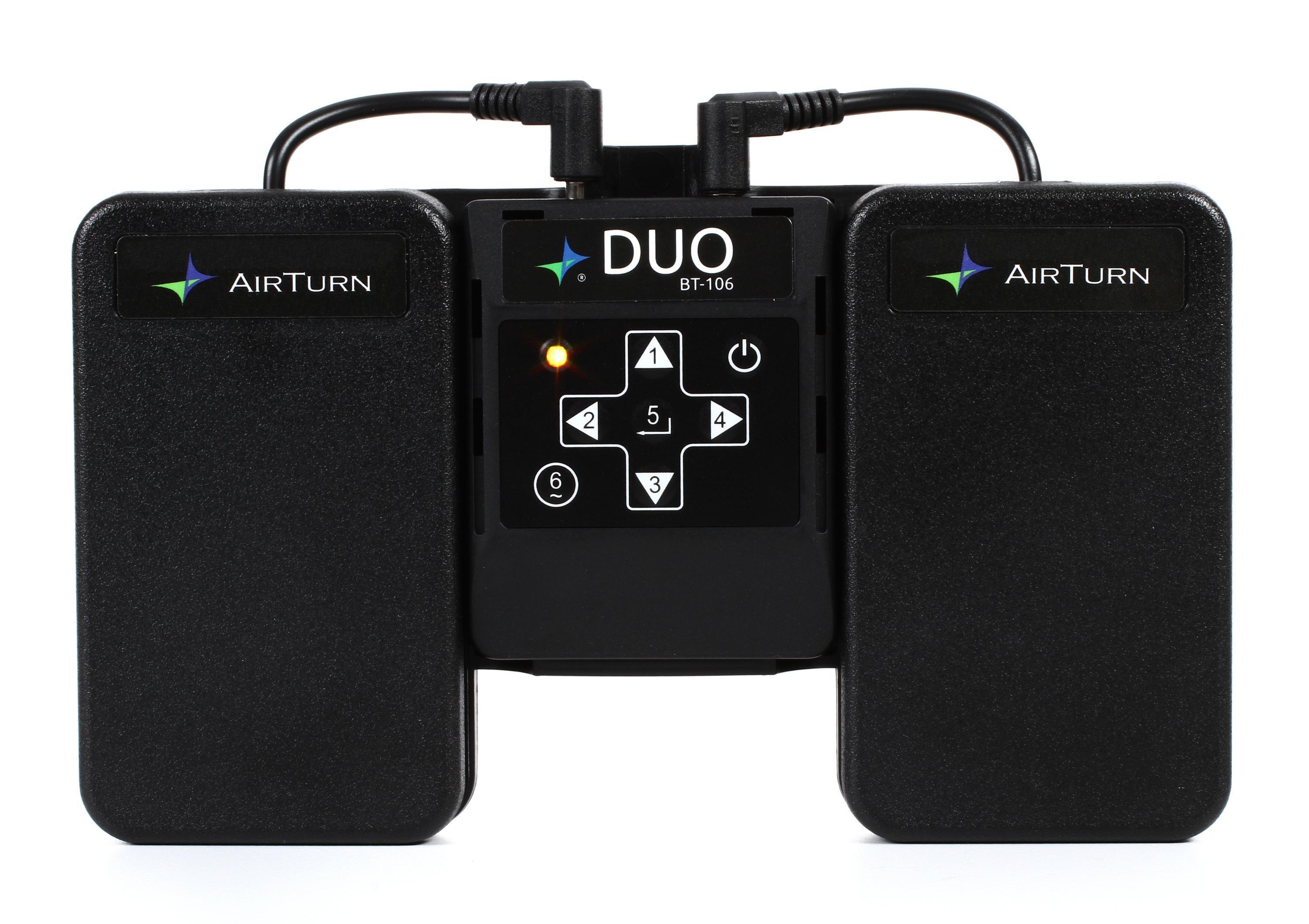 AirTurn Duo BT106 Transmitter with 2 Pedals | Sweetwater