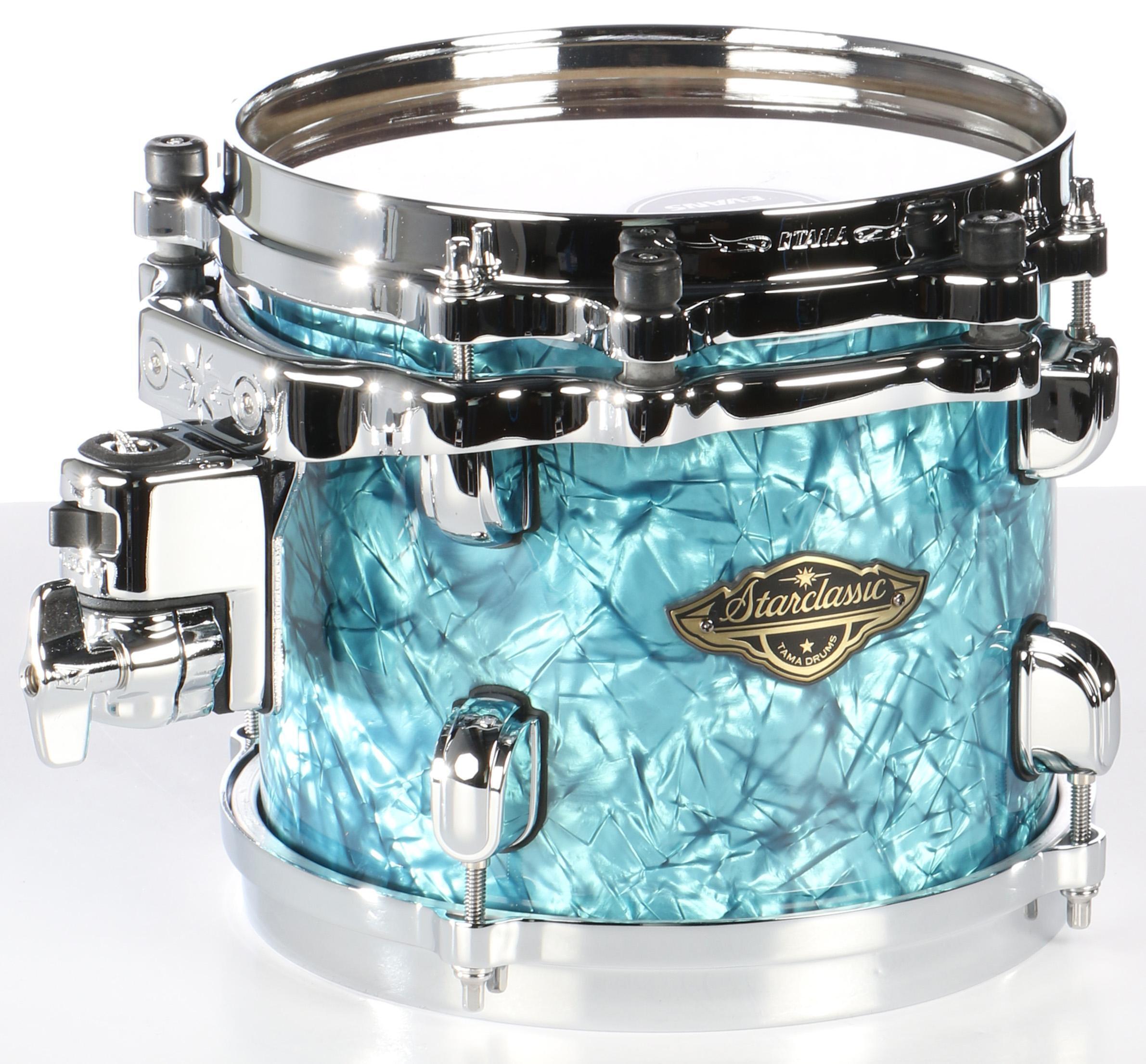 Tama Starclassic Walnut/Birch Mounted Tom - 8 x 7 inch - Turquoise ...
