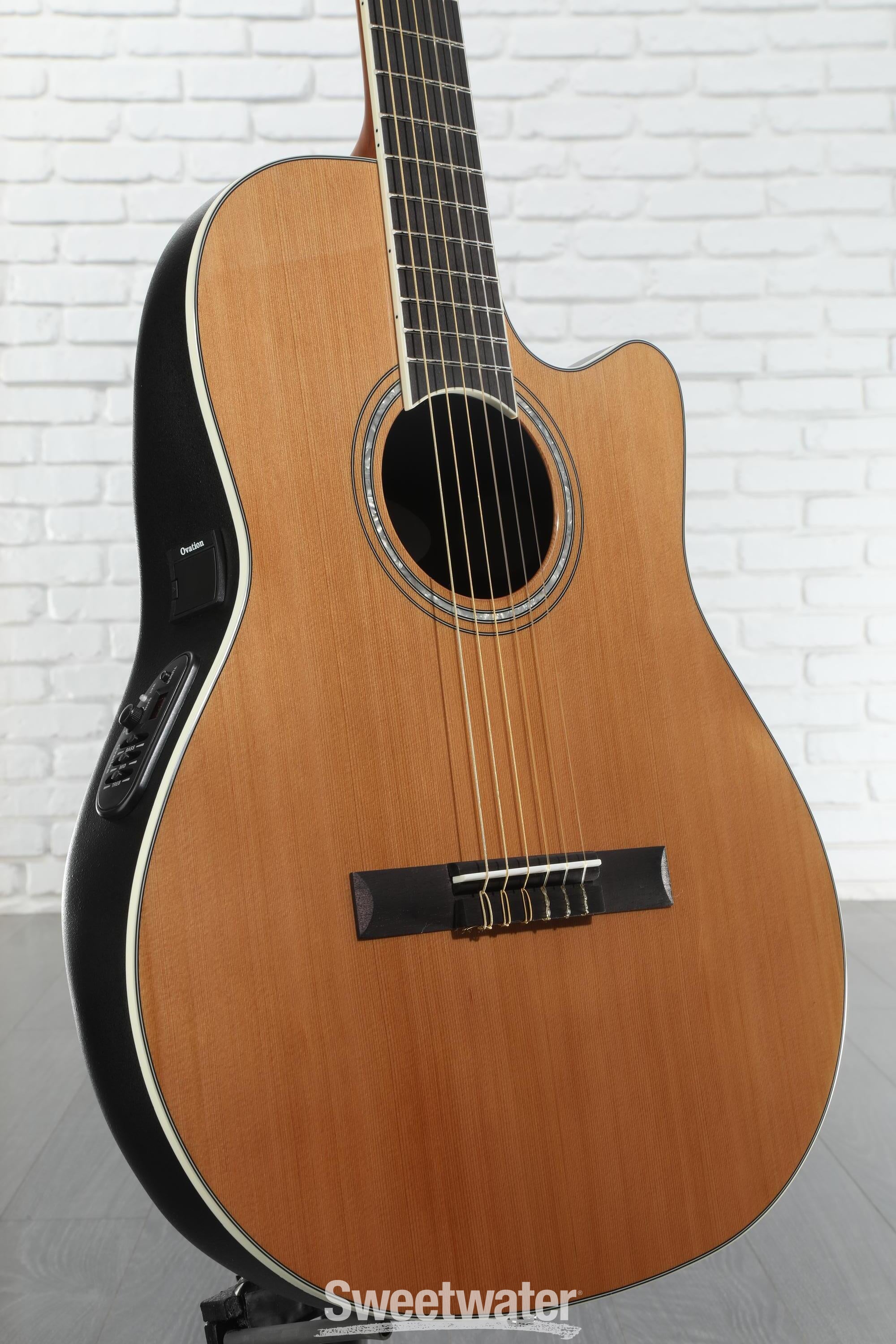Ovation Celebrity Standard CS24C-4 CS Mid-depth Classical Acoustic ...