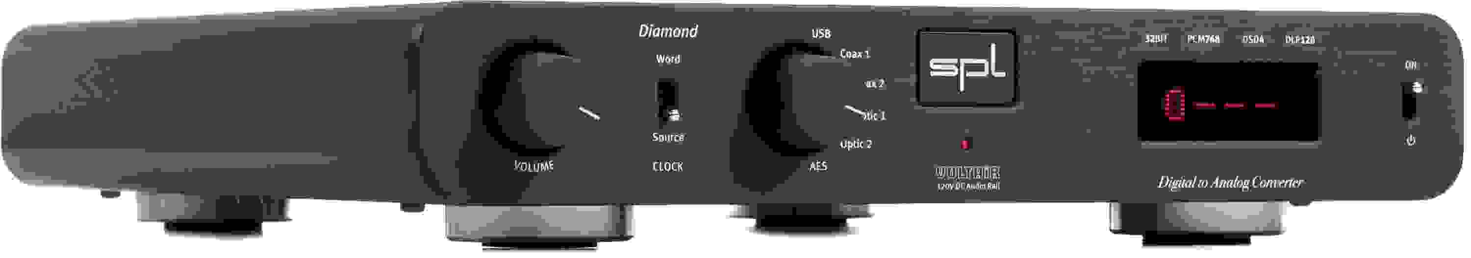 SPL Diamond DA Converter and Preamplifier - Black | Sweetwater