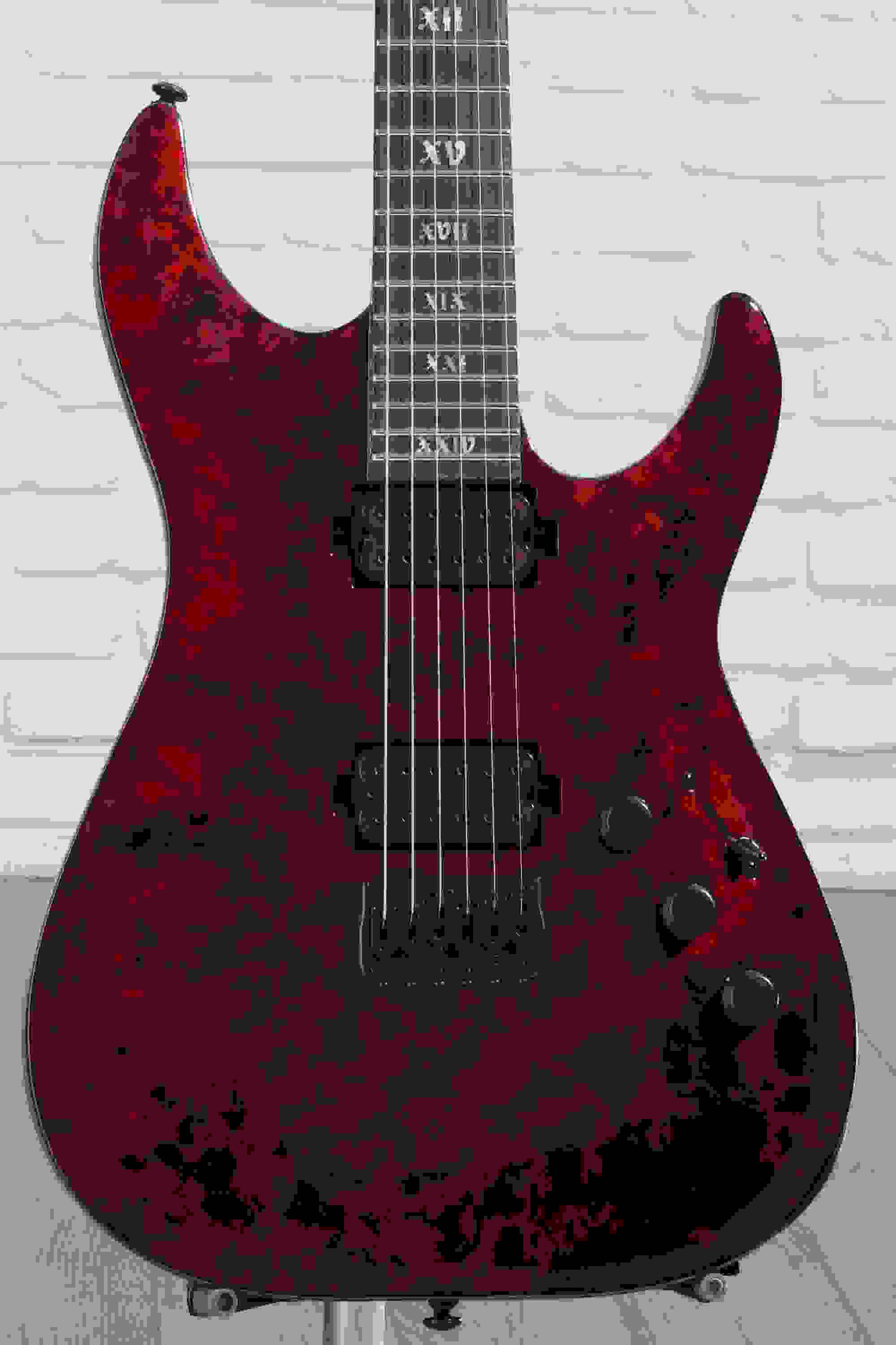 Schecter C-1 Apocalypse Electric Guitar - Red Reign | Sweetwater