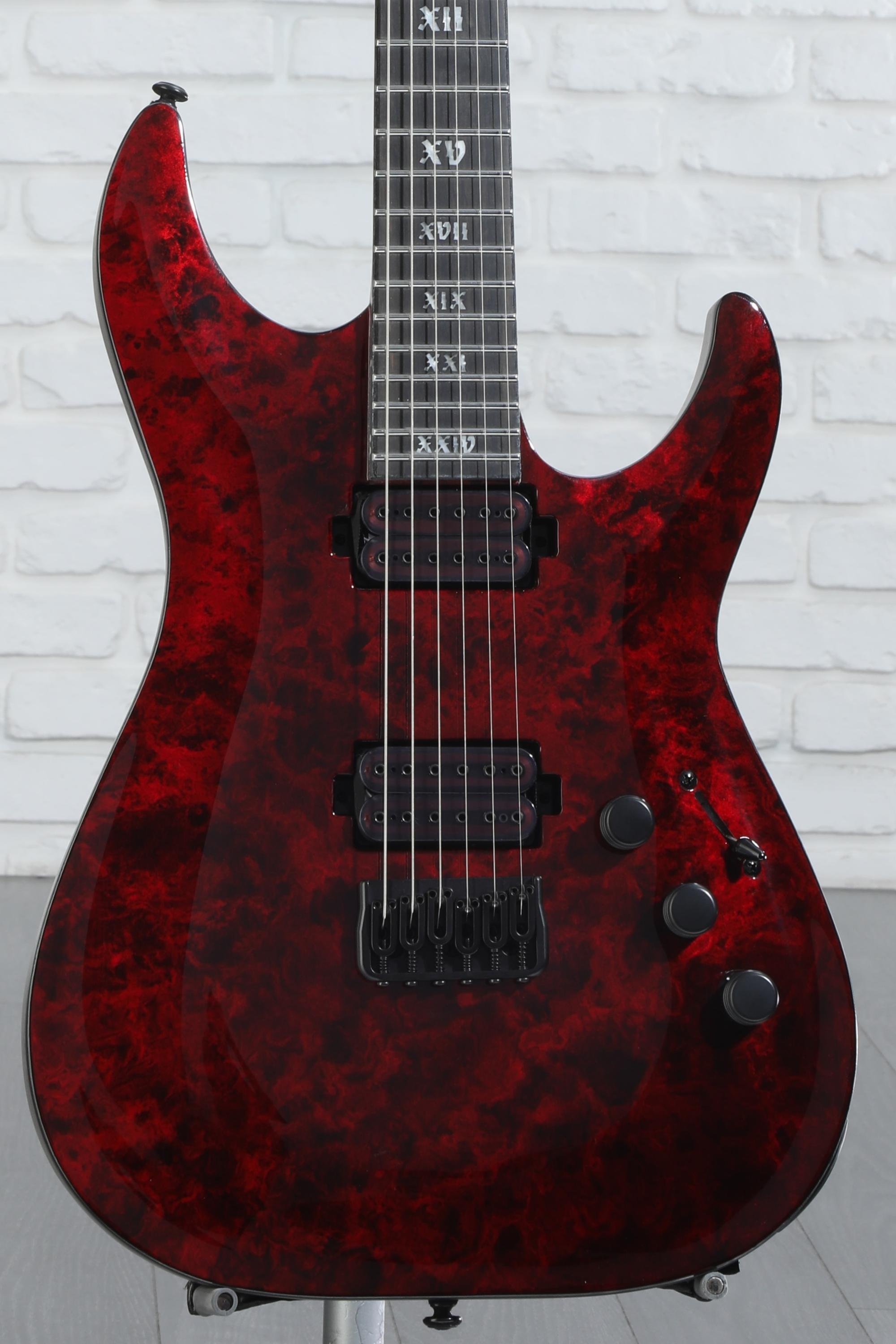 Schecter C-1 Apocalypse Electric Guitar - Red Reign | Sweetwater
