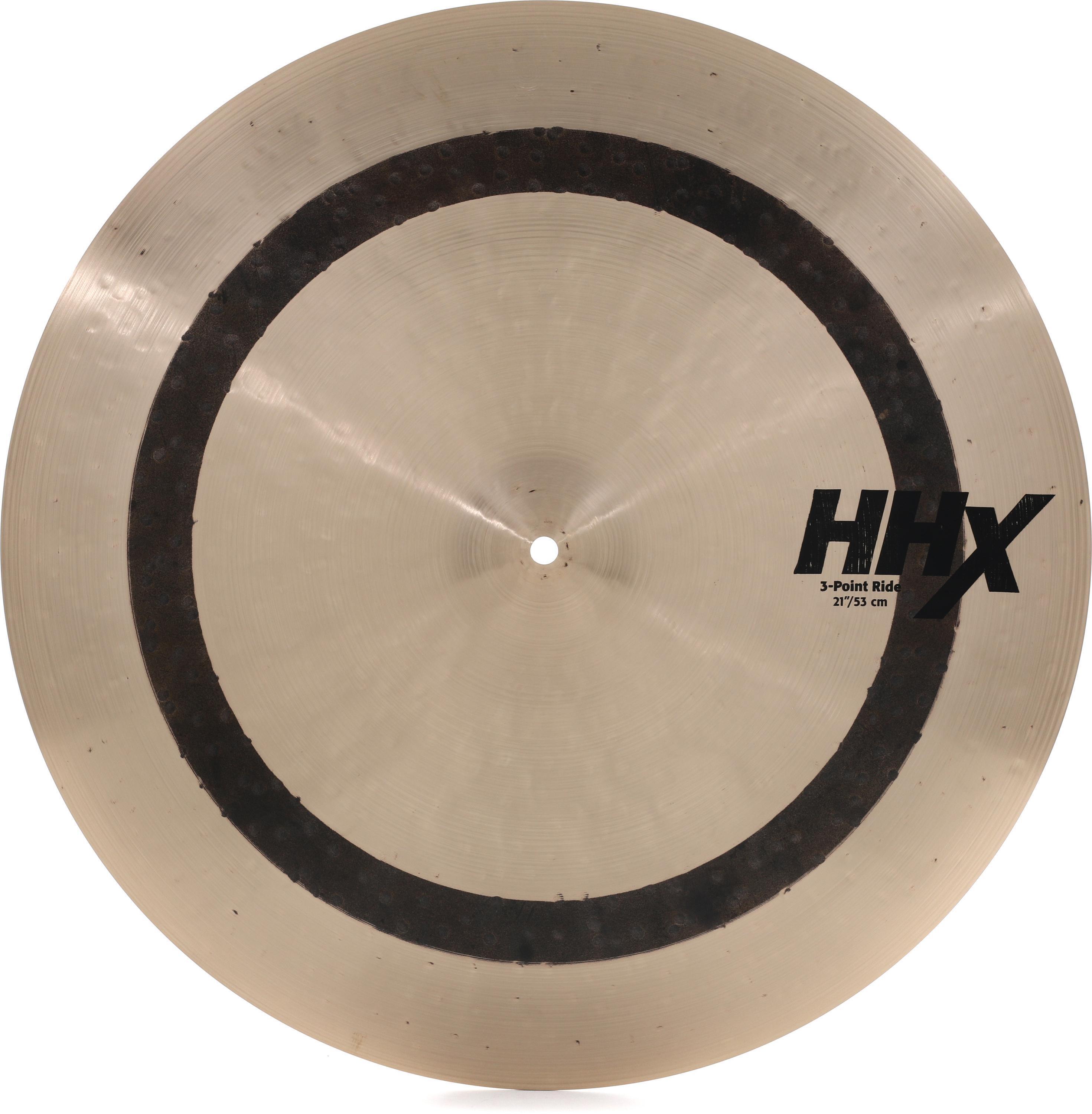 Sabian 21 inch HHX 3-Point Ride Cymbal | Sweetwater
