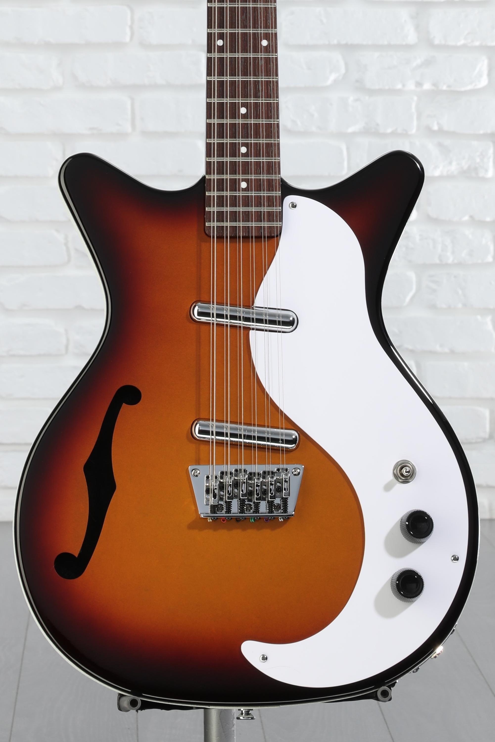 Danelectro 12-string Semi-hollowbody Electric Guitar - Cherry Sunburst ...