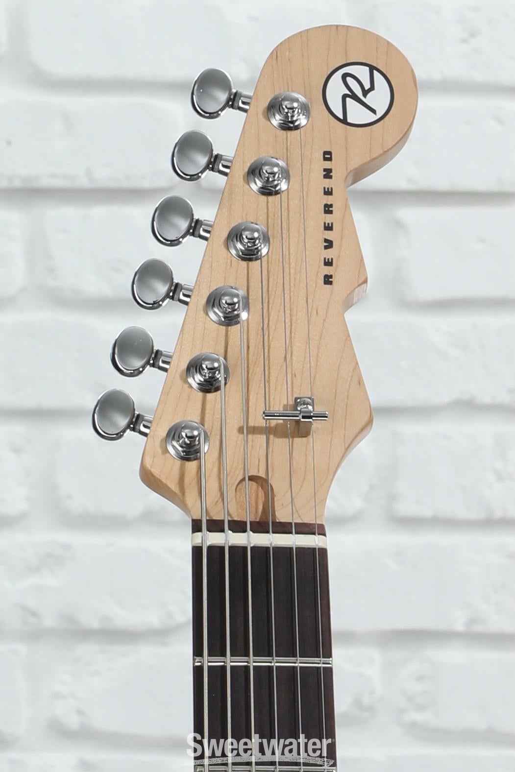 Reverend Descent RA Baritone Electric Guitar - Periwinkle Burst ...