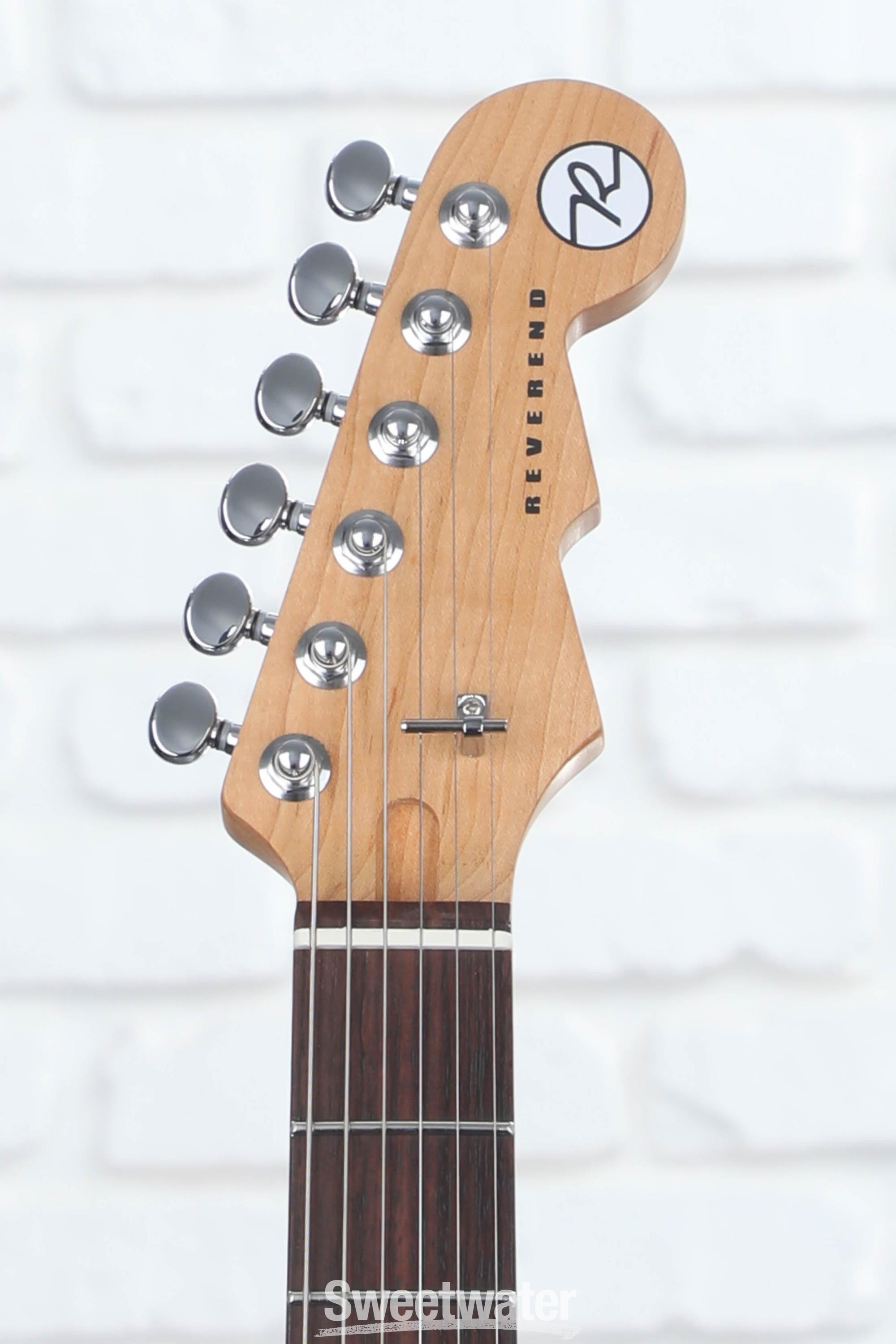 Reverend Double Agent OG Electric Guitar - Periwinkle Burst | Sweetwater