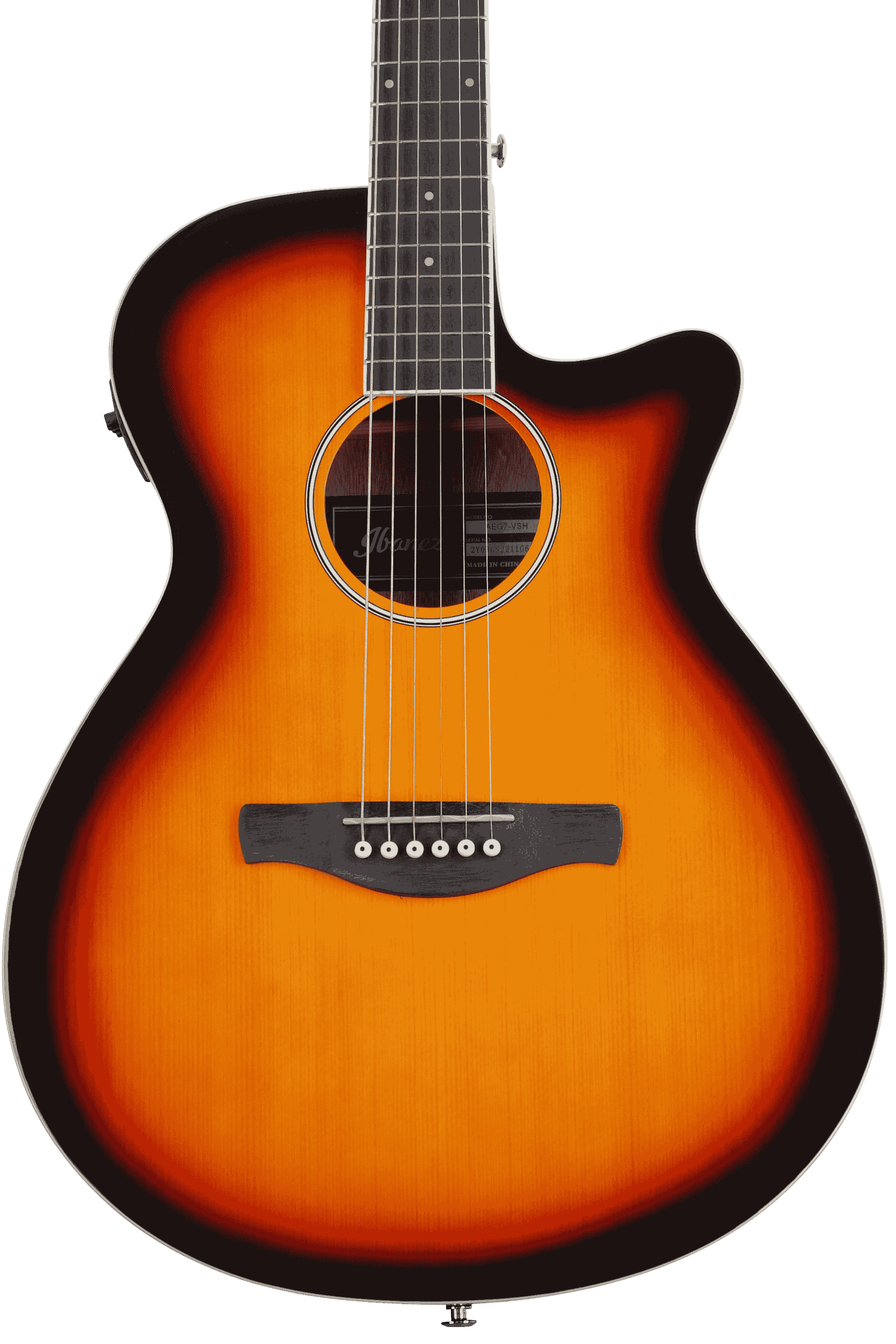 Ibanez AEG7VSH Acoustic-electric Guitar - Transparent Vintage Sunburst ...