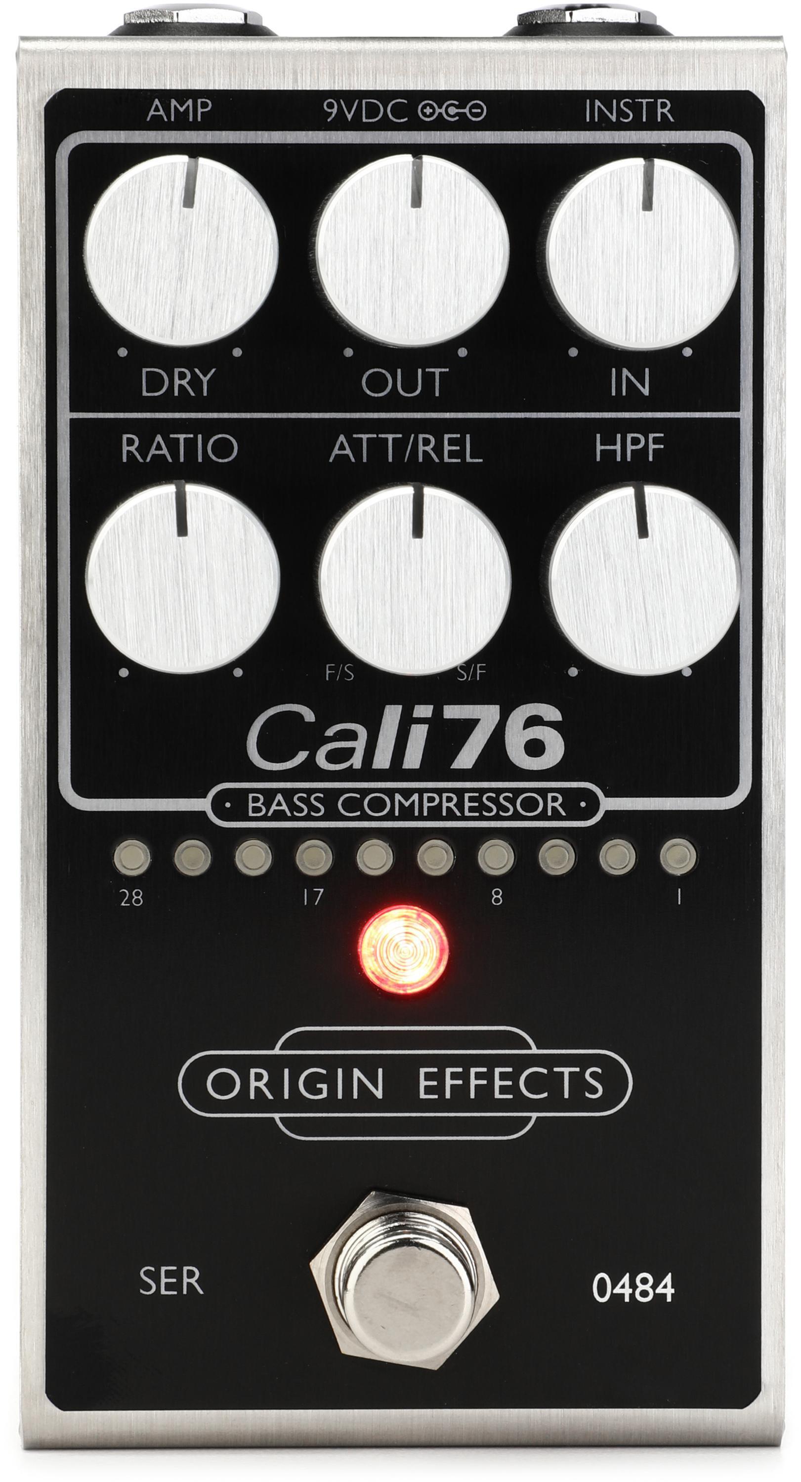 Origin Effects Cali76 Bass Compressor Pedal - Black | Sweetwater