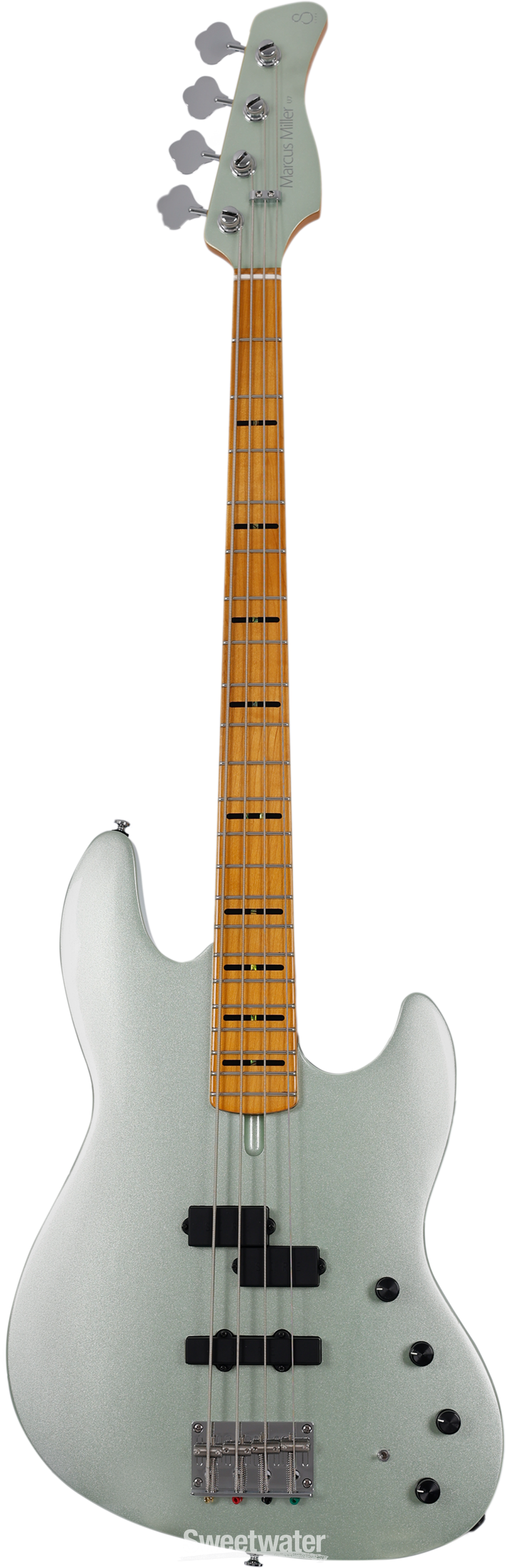 Sire Marcus Miller U7 4-string Bass Guitar - Sherwood Green Metallic | Sweetwater