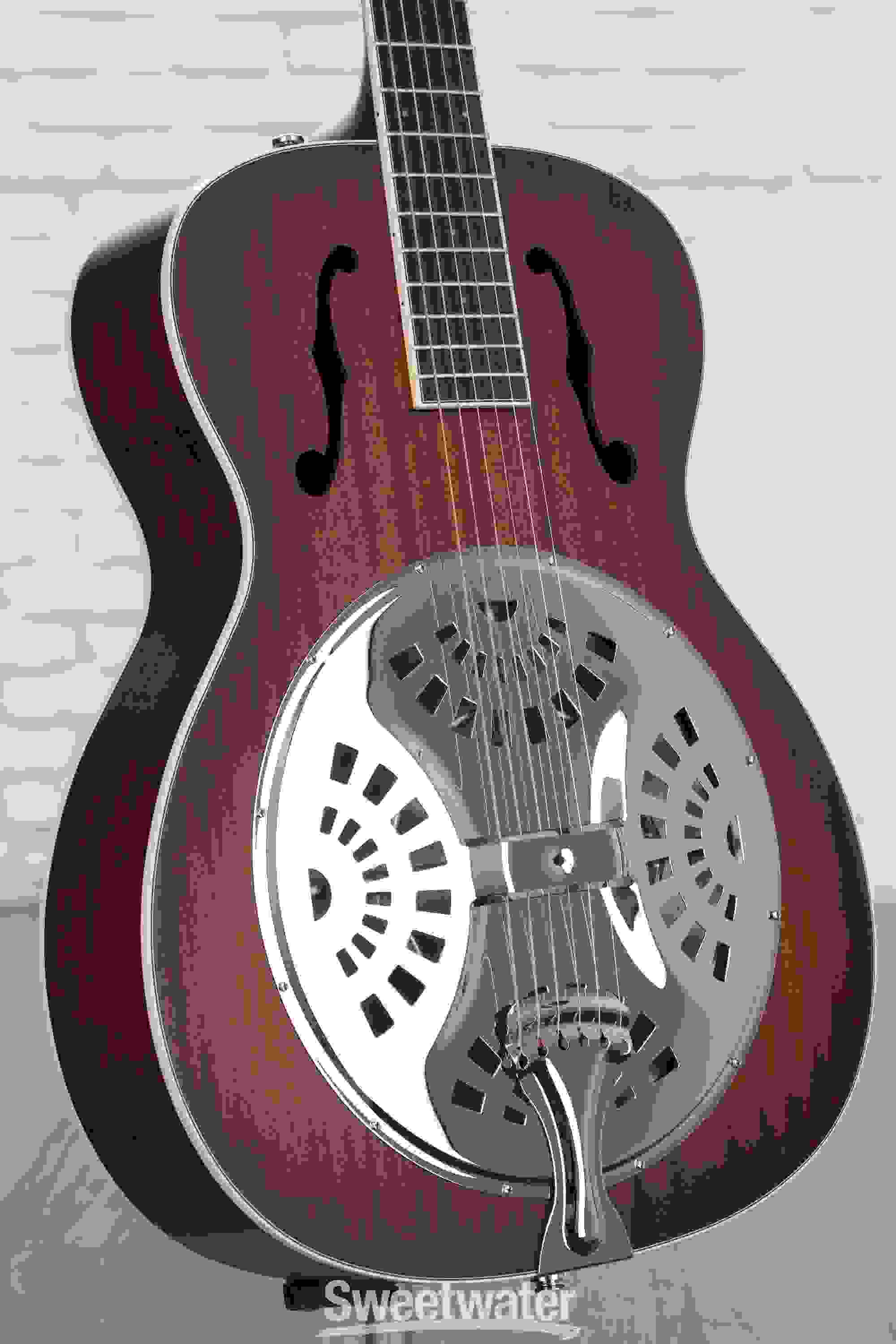 Fender PR-180E Resonator Guitar - Aged Cognac Burst | Sweetwater