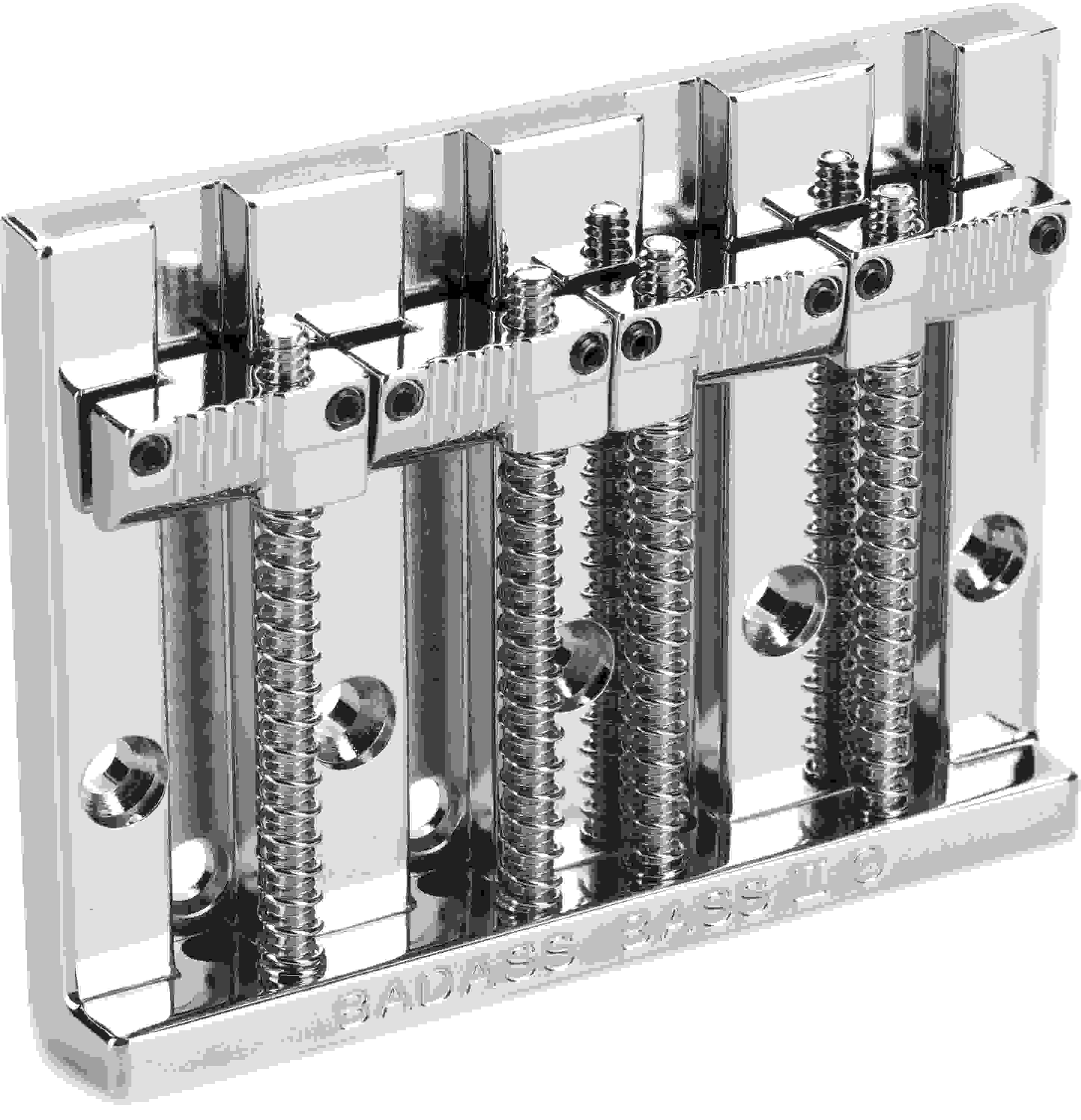 Leo Quan Badass II 4-String High-mass Bass Bridge - Chrome | Sweetwater