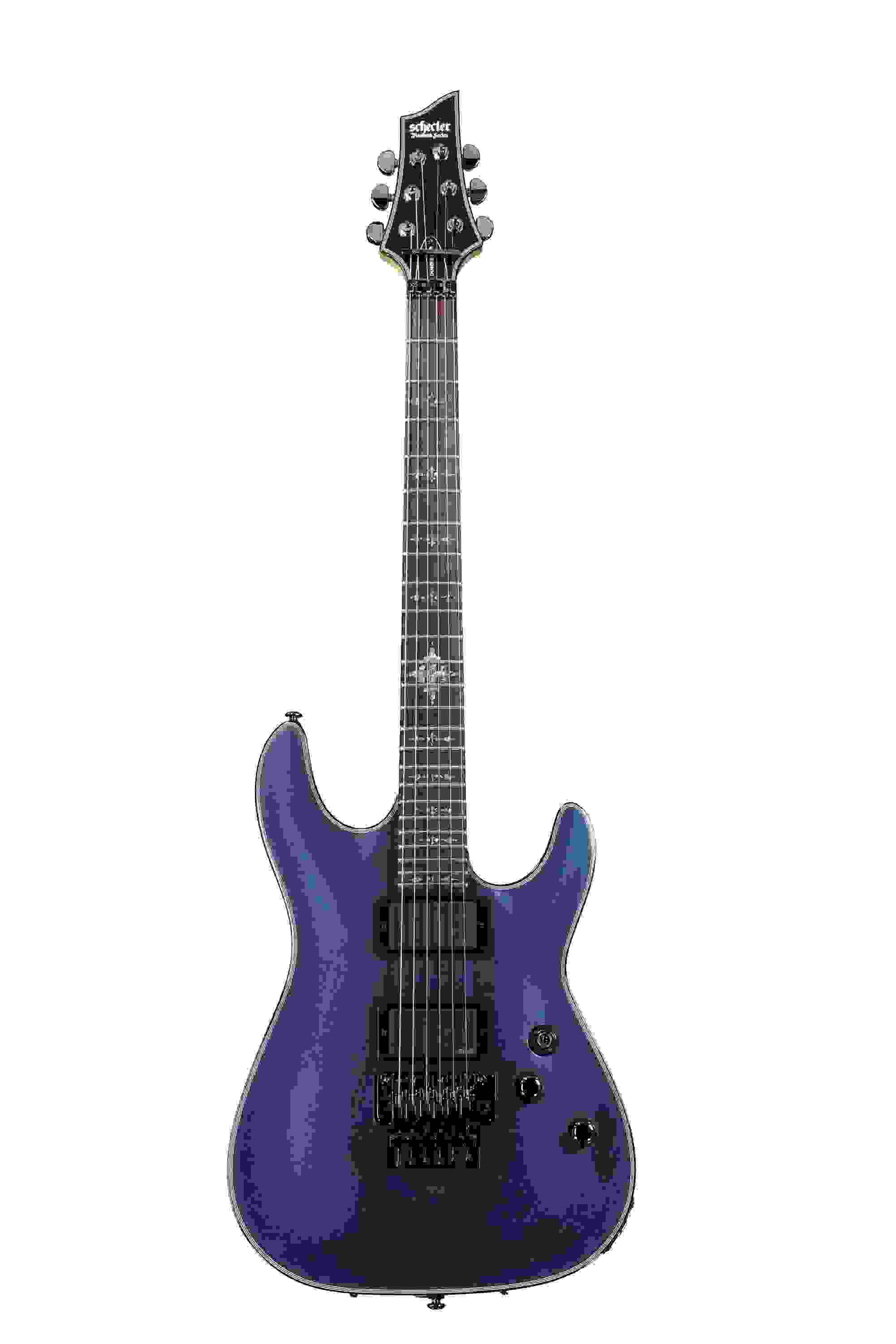 Schecter Damien Elite-6 FR - Dark Metallic Blue | Sweetwater