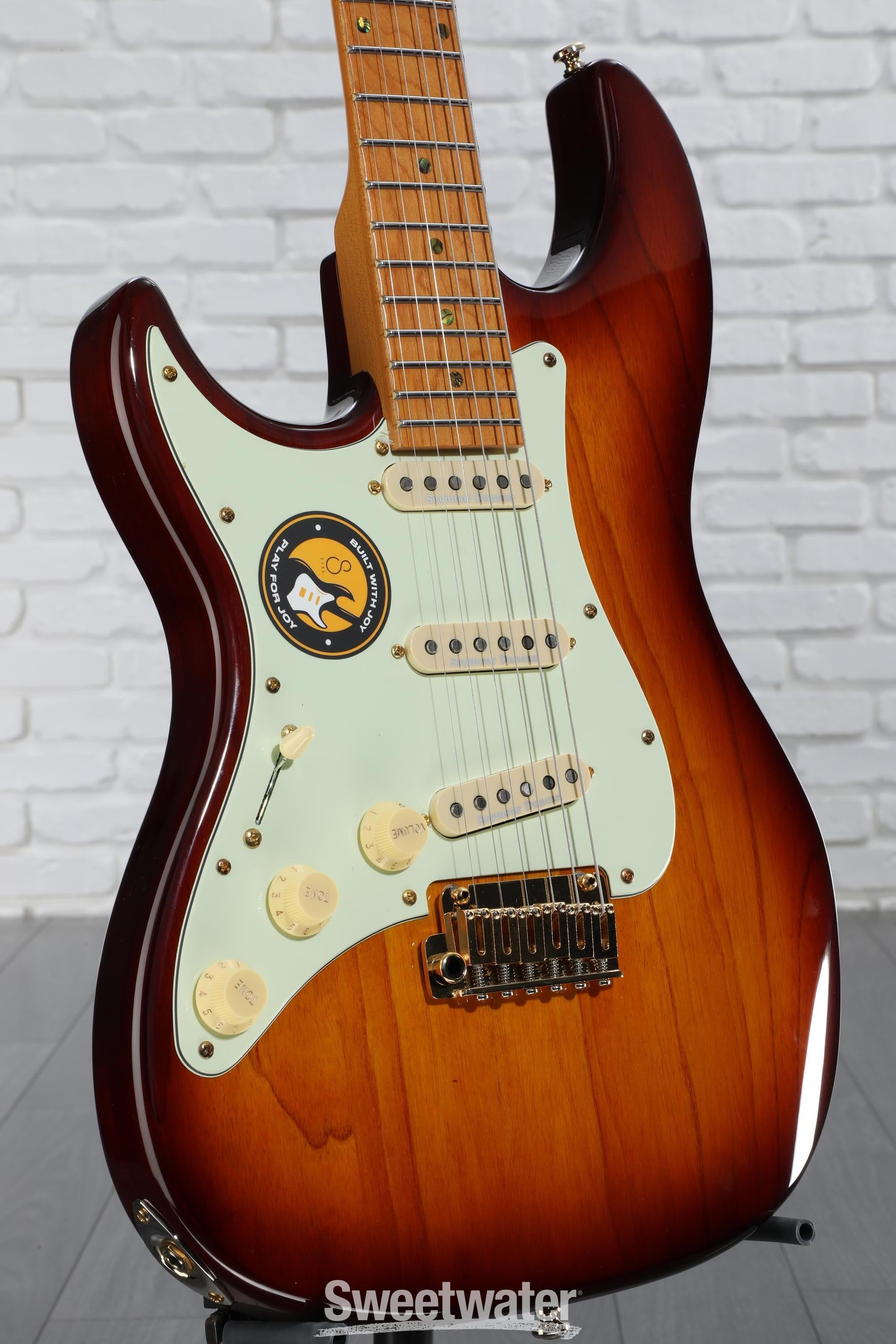 Sire Larry Carlton S10 SSS Left-handed Electric Guitar - Tobacco Sunburst | Sweetwater