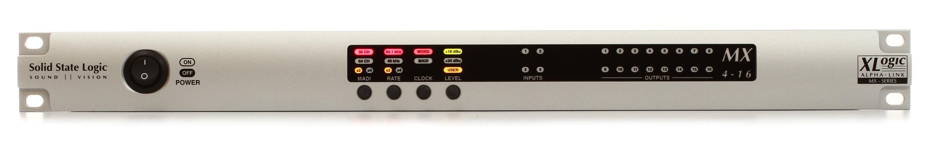 Solid State Logic Alpha-Link MX 4-16 | Sweetwater