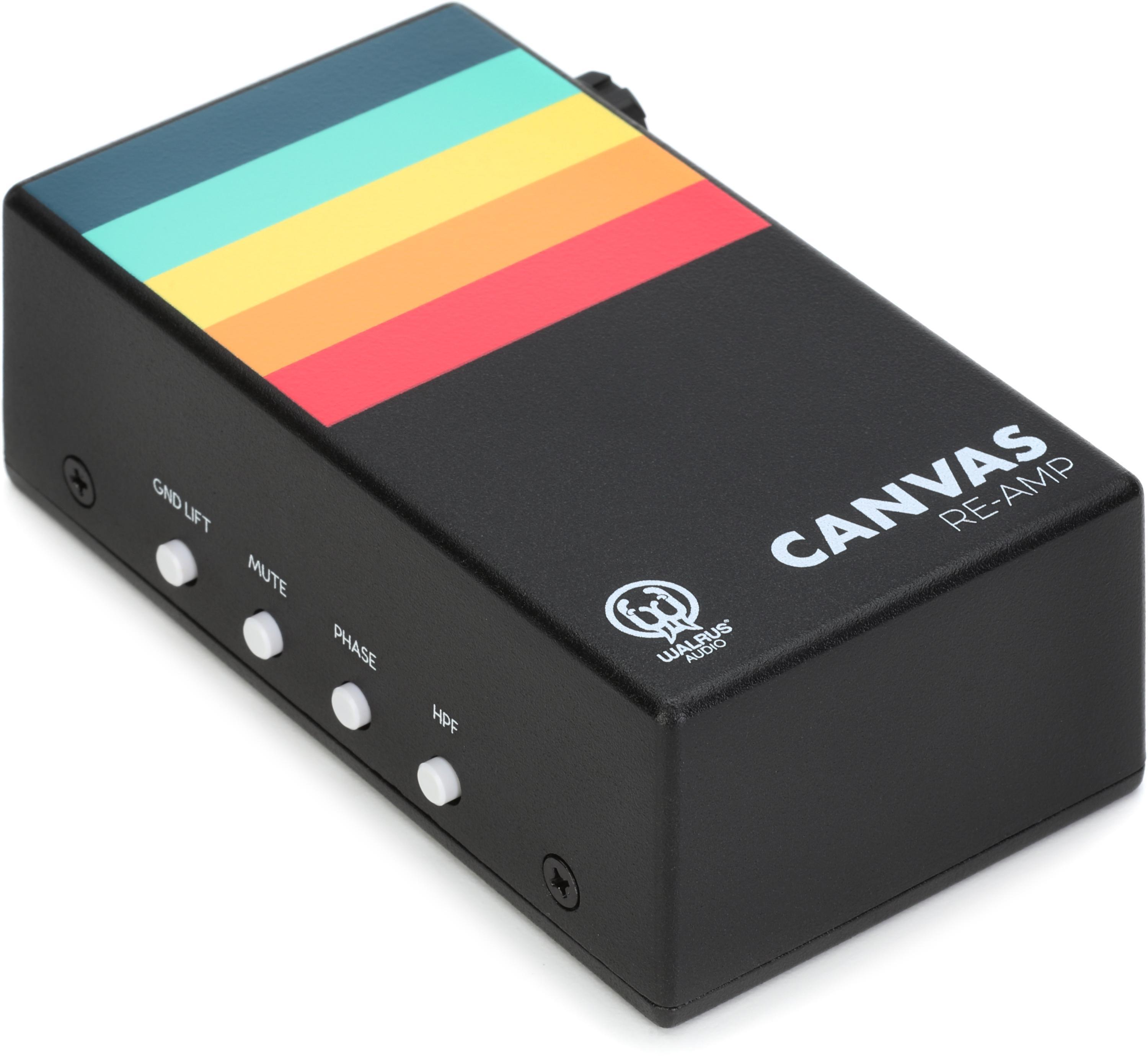 Walrus Audio Canvas: Re-Amp Re-amping Device | Sweetwater