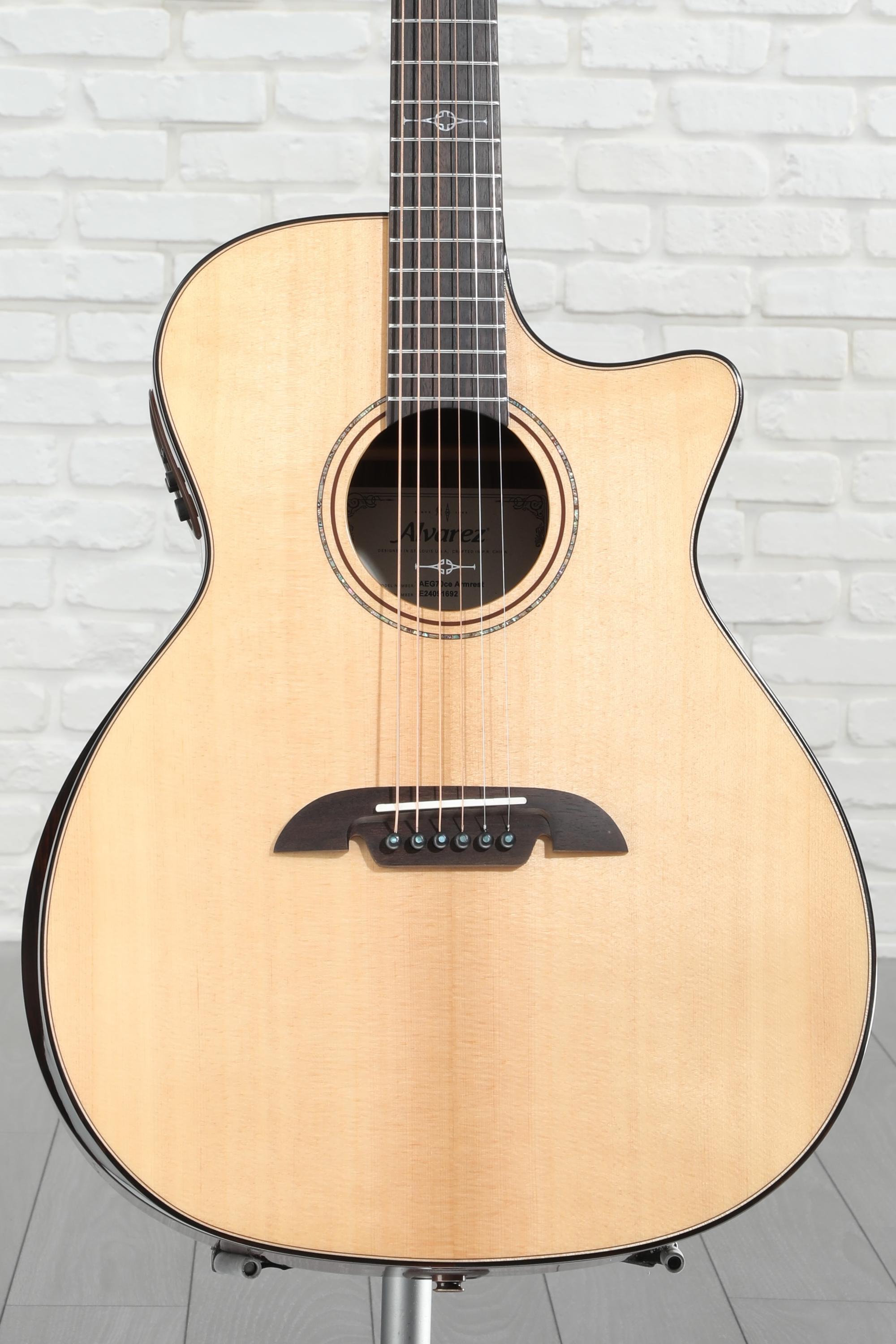 Alvarez AEG70ce Armrest Artist Elite Series Acoustic-electric Guitar ...