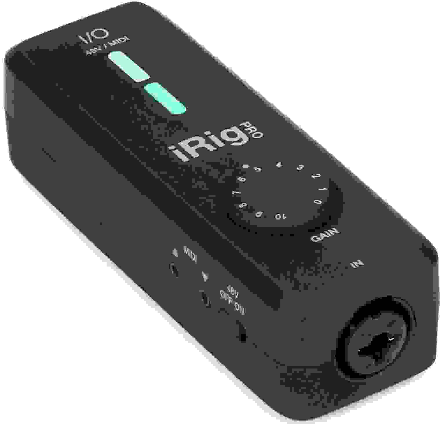 IK Multimedia iRig Pro I/O USB Audio Interface for iOS, Android, Mac ...