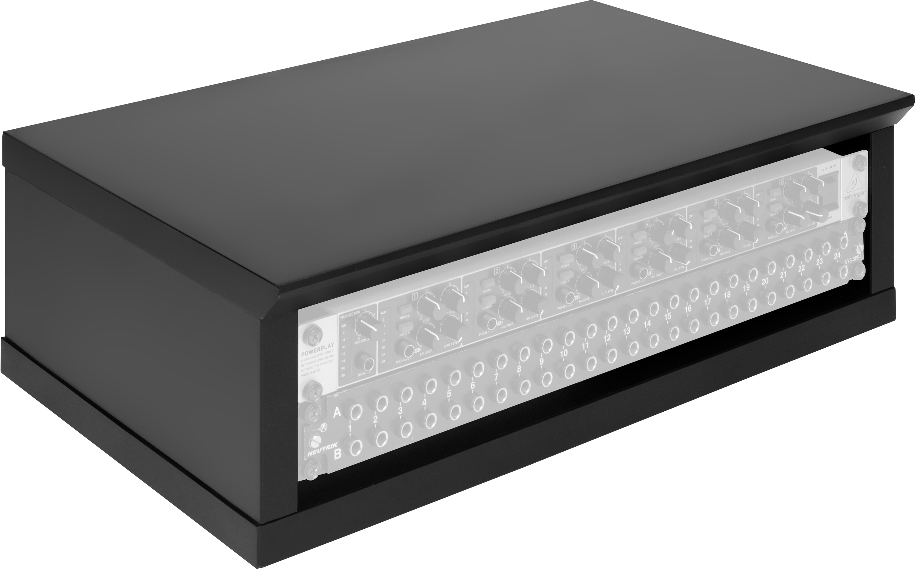 Gator Frameworks Elite 2U Desktop Studio Rack - Black | Sweetwater