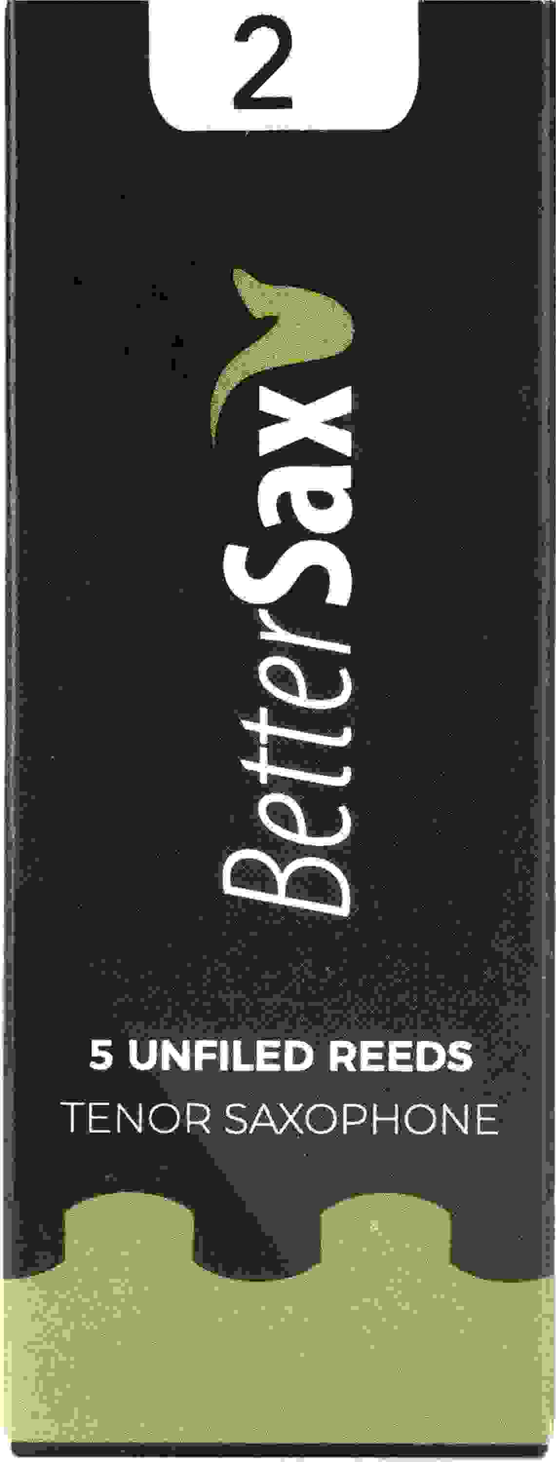 BetterSax Tenor Saxophone Jazz Cut Reeds - 2.0 (5-pack) | Sweetwater