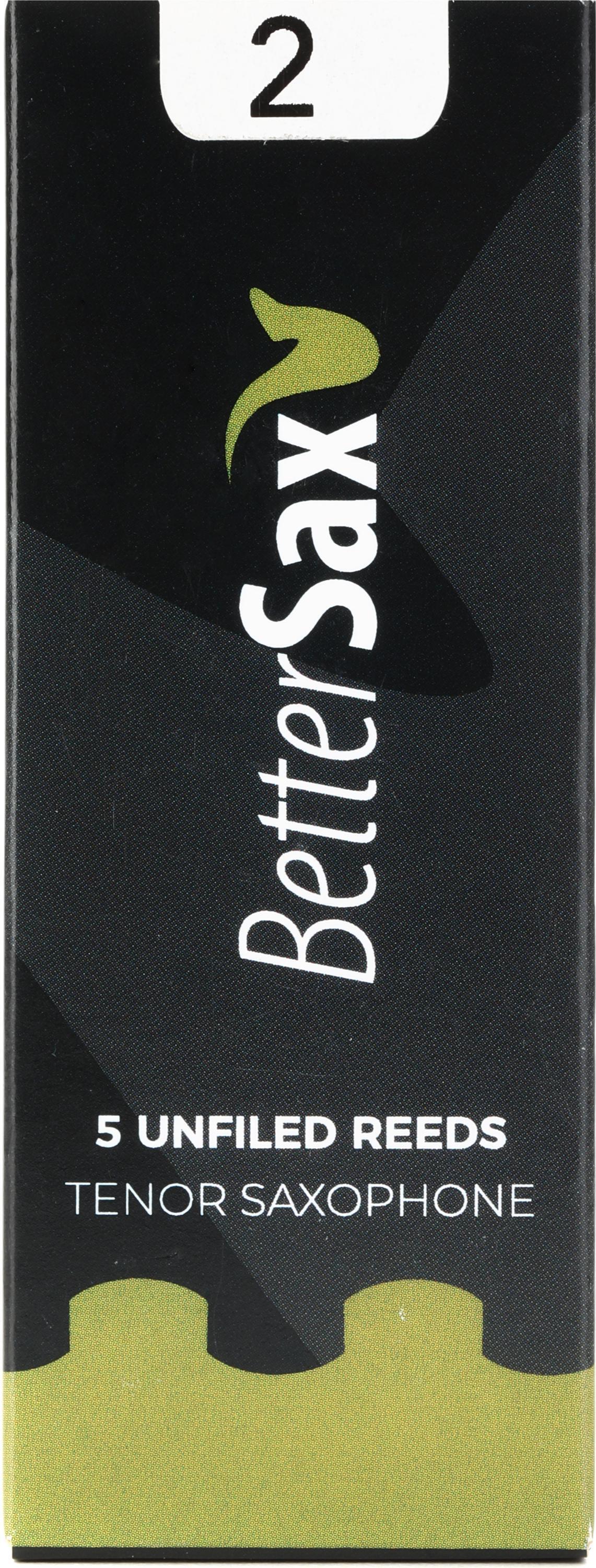 BetterSax Tenor Saxophone Jazz Cut Reeds - 2.0 (5-pack) | Sweetwater